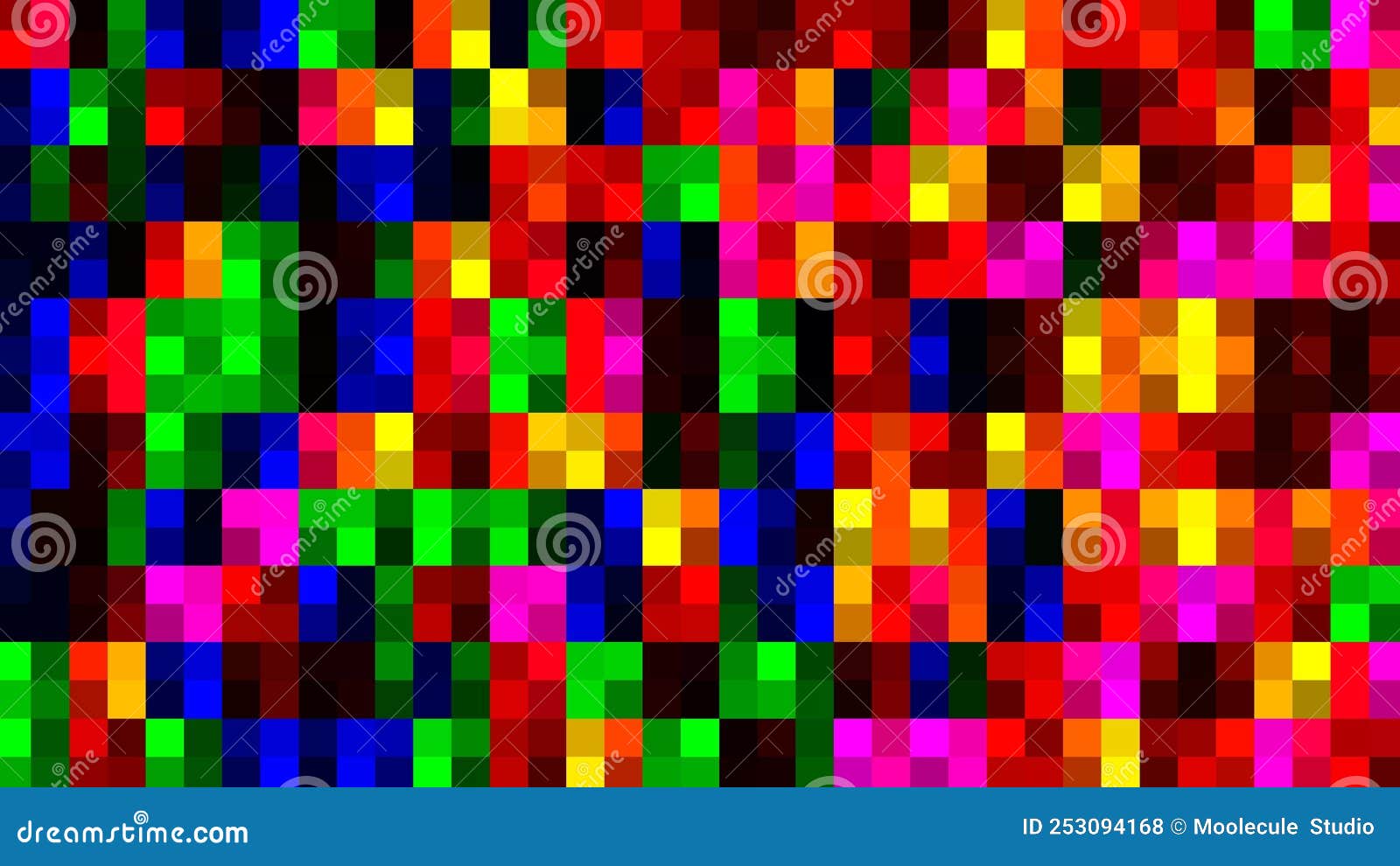 Colorful Modern Abstract Pixel Texture Background. Stock Illustration ...