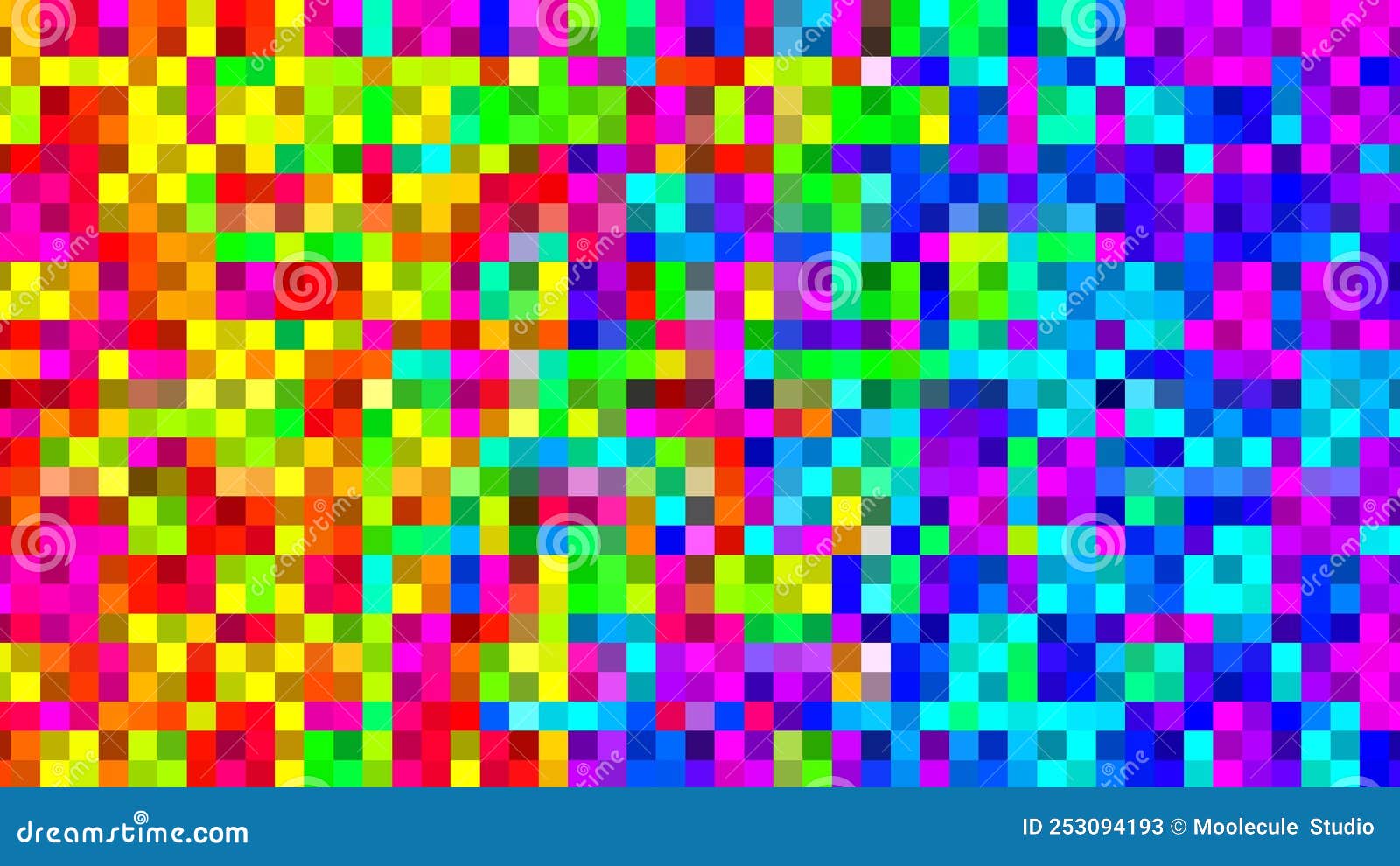 Colorful Modern Abstract Pixel Texture Background. Stock Illustration ...