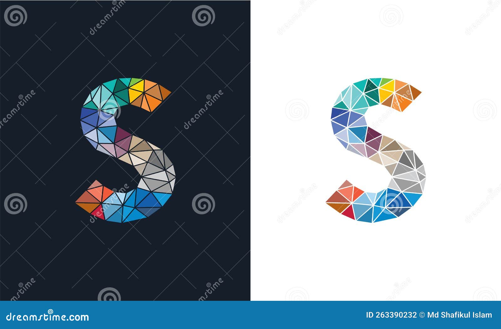 Colorful Modern Letter S Logo Design Template Stock Illustration ...