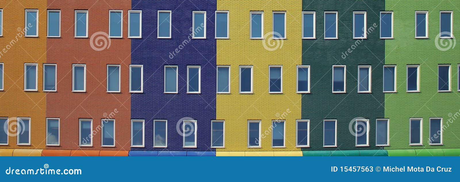 Colorful modern housing stock image. Image of homes, dwellings - 15457563