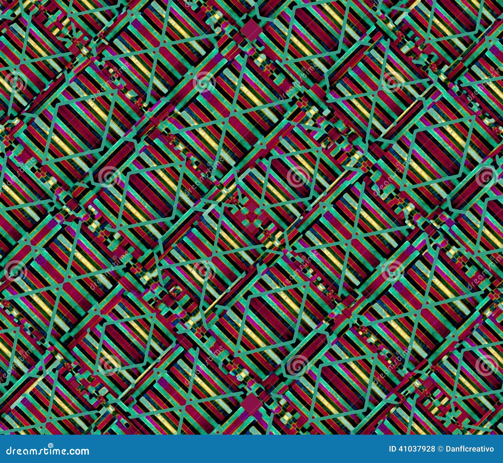 Colorful Modern Pattern stock photo. Image of tech, science - 41037928