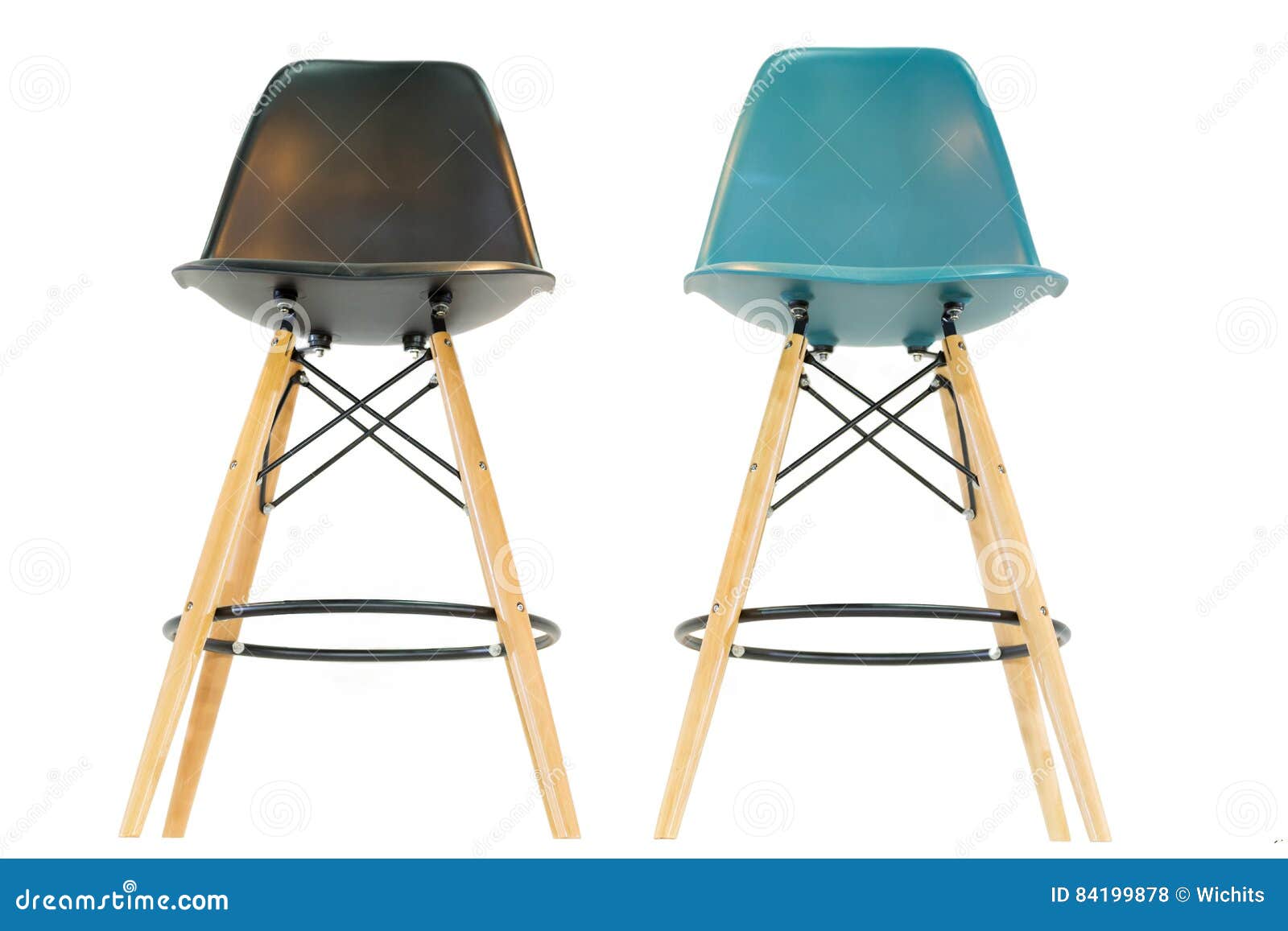 Colorful Modern Plastic Stool Stock Photo - Image of contemporary, home ...