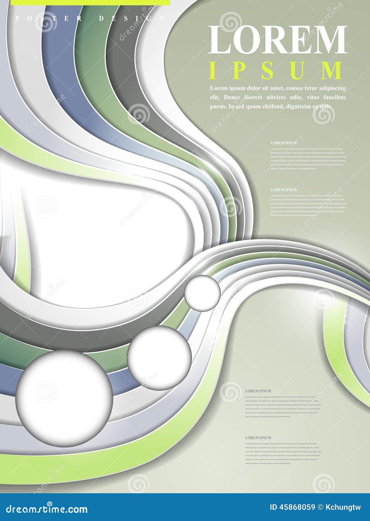 Colorful Modern Technological Design for Poster Stock Vector ...