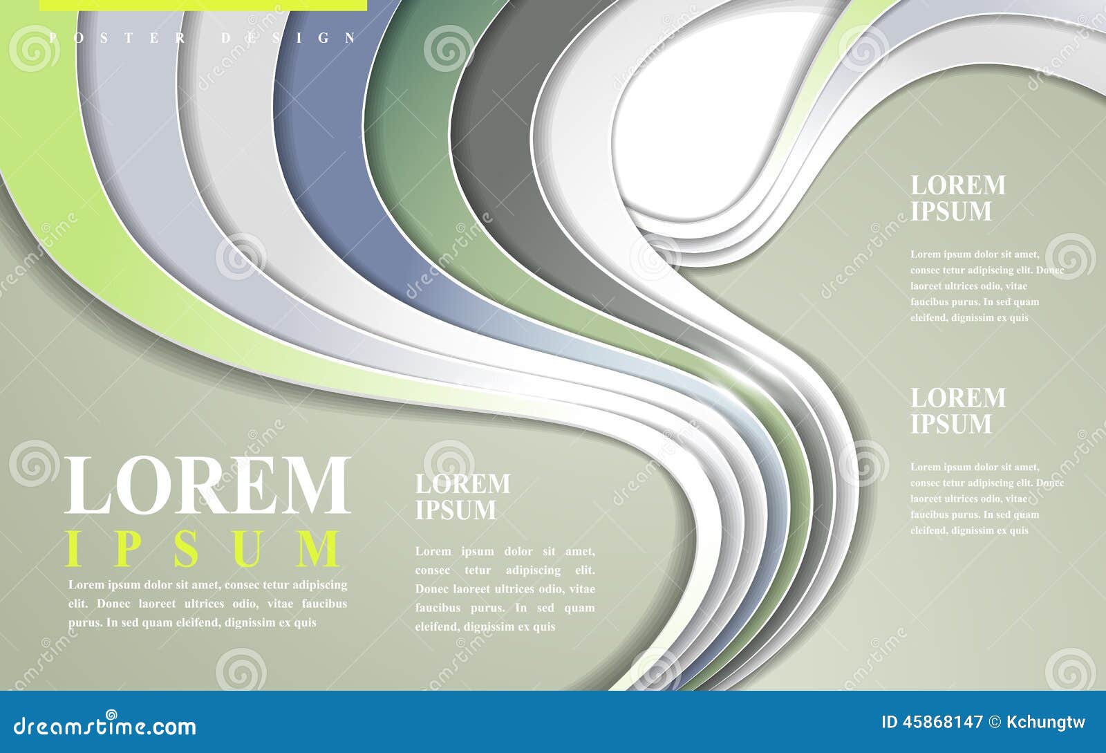 Colorful Modern Technological Design for Poster Stock Vector ...