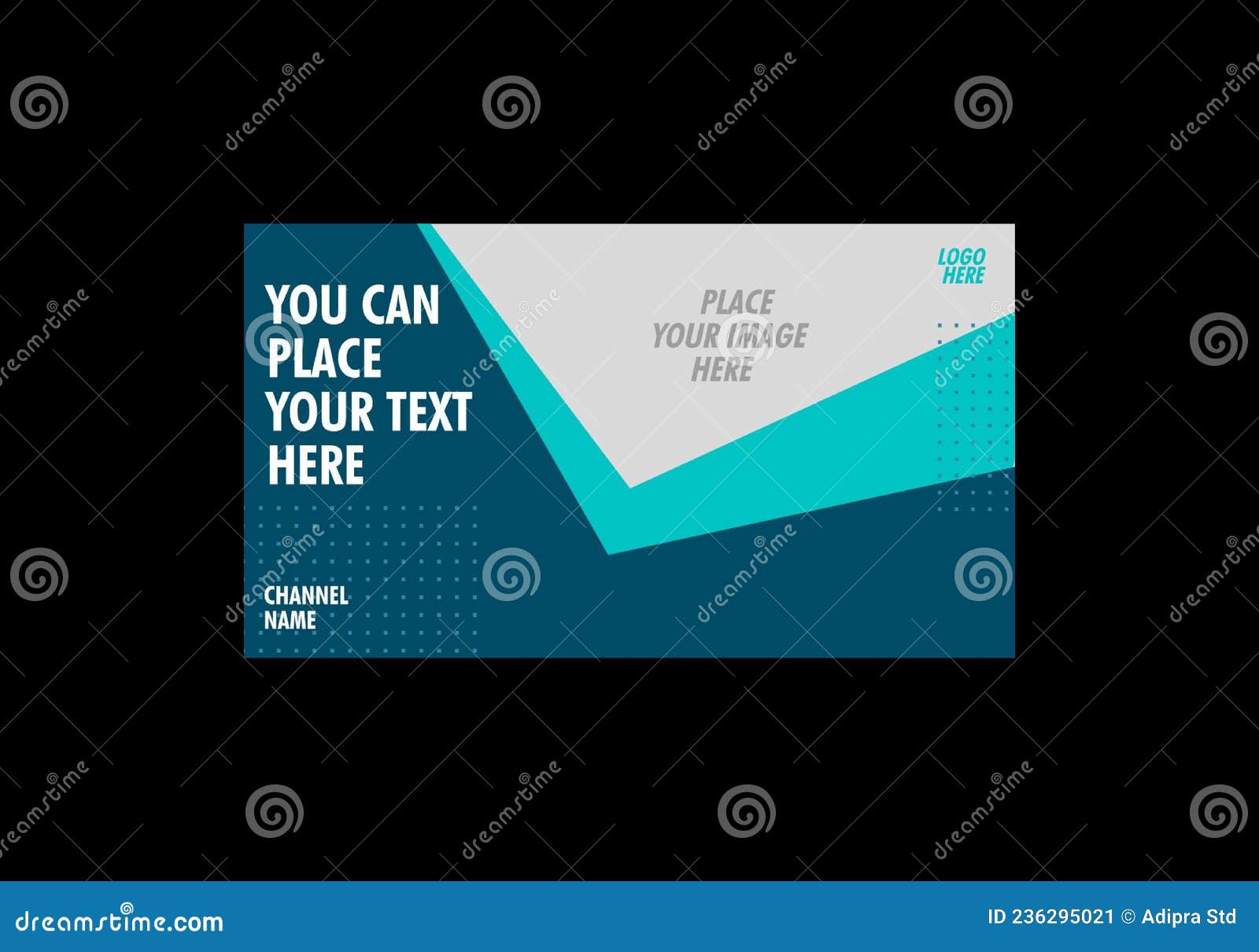 Colorful and Modern Video Thumbnail Stock Vector - Illustration of ...