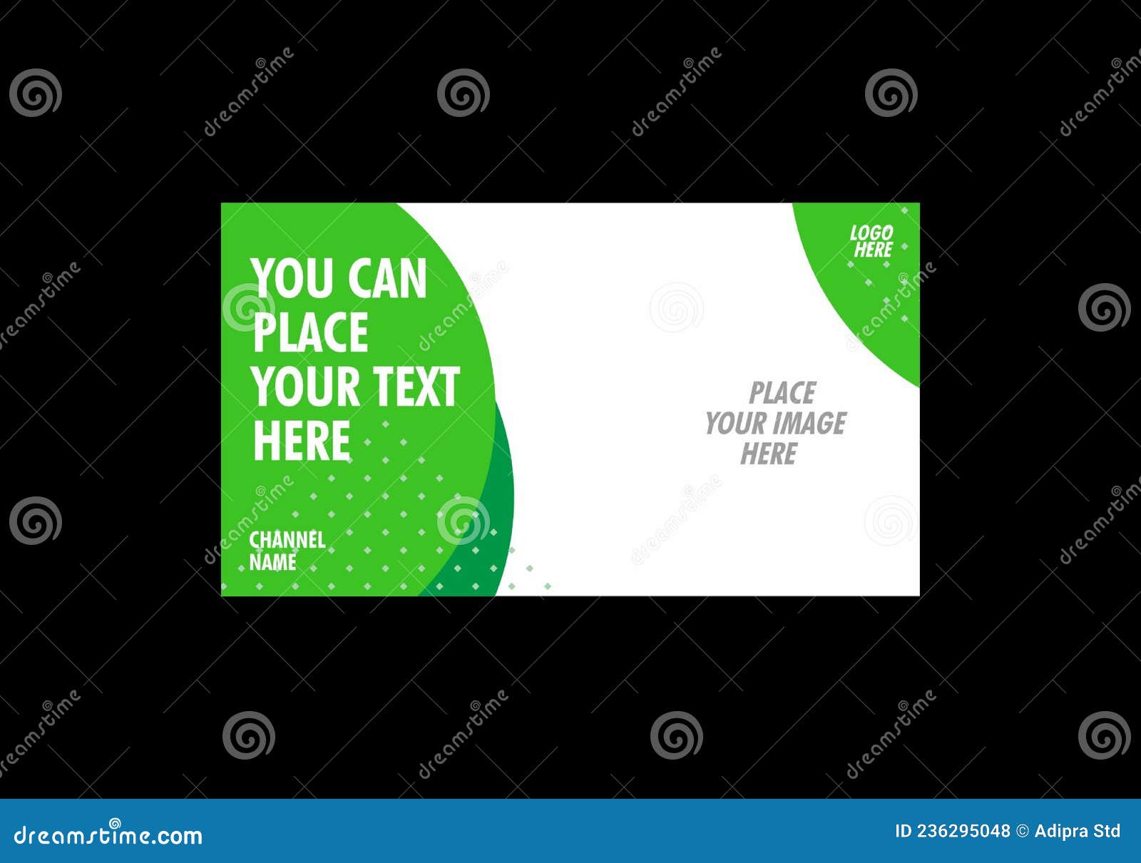 Colorful and Modern Video Thumbnail Stock Vector - Illustration of ...