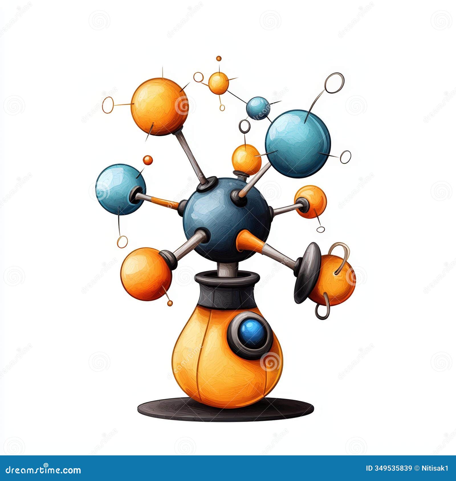 Colorful Molecular Structure Representation Featuring Intertwined ...
