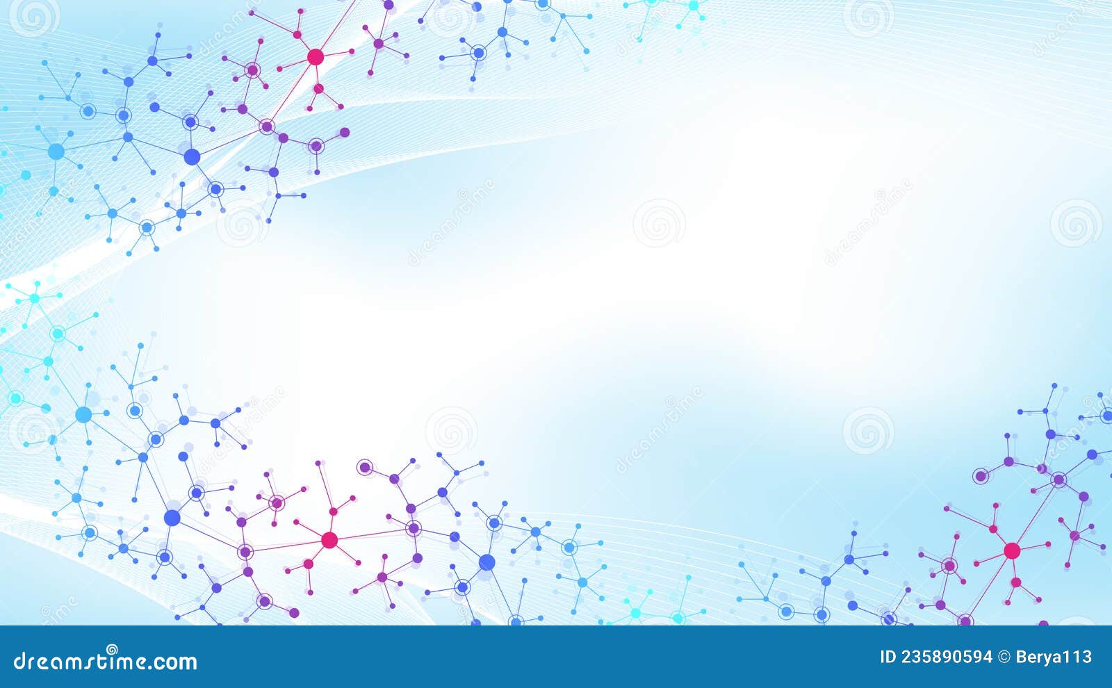 Colorful Molecules Background. DNA Helix, DNA Strand, DNA Test ...