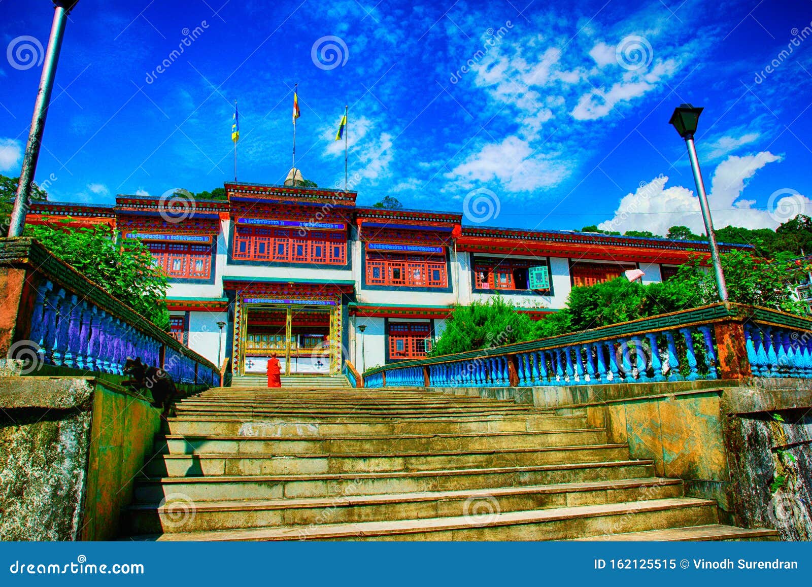Monastery stock image. Image of buddha, sikkim, holy - 162125515