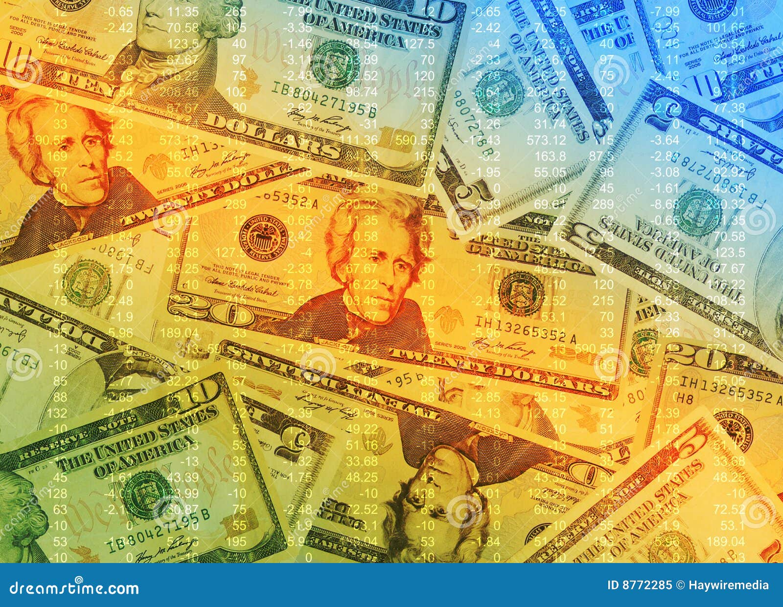 Colorful Money Background stock image. Image of revenue - 8772285