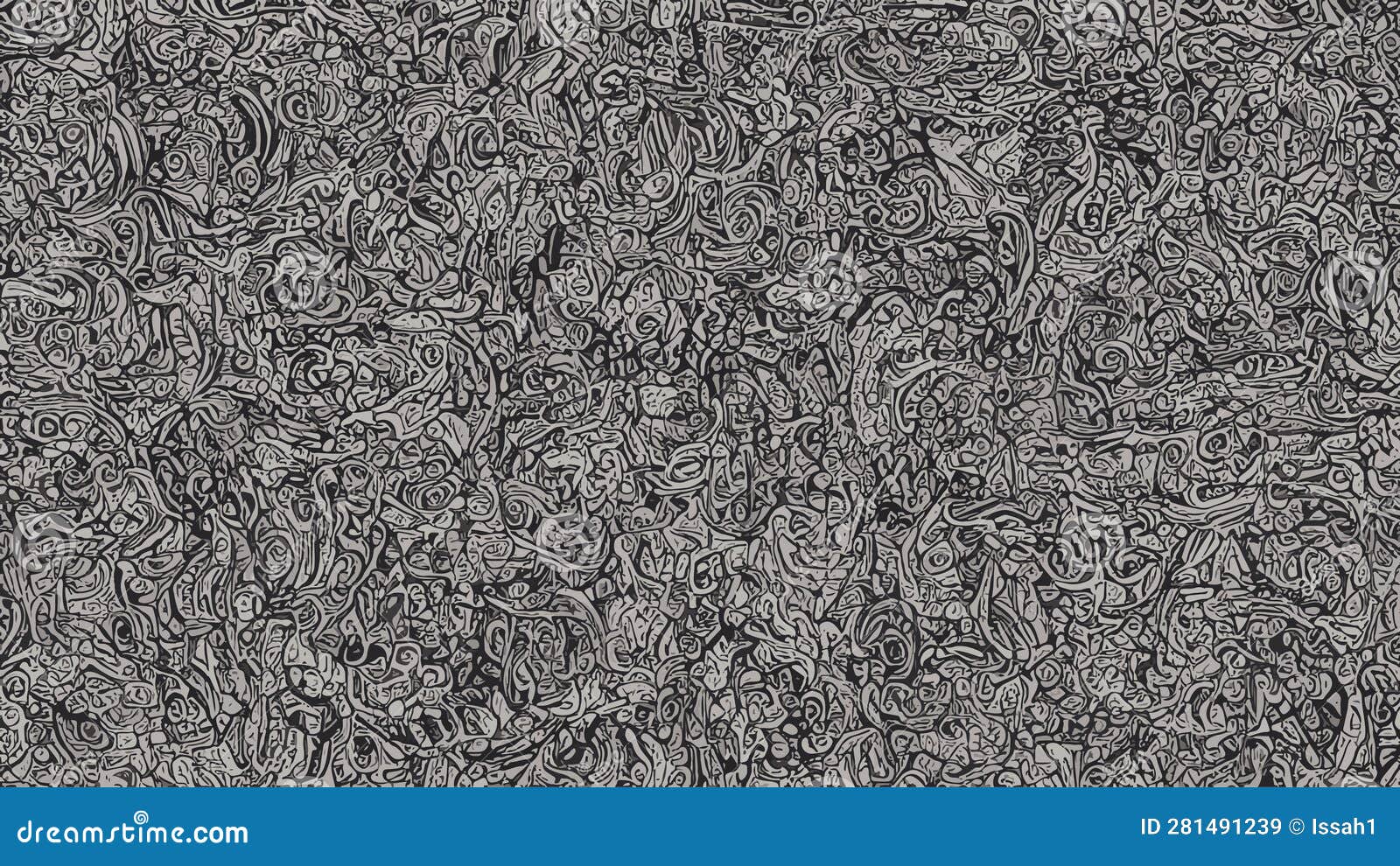 Colorful And Monochrome Hand Drawing Vector Portrait Of Border ...