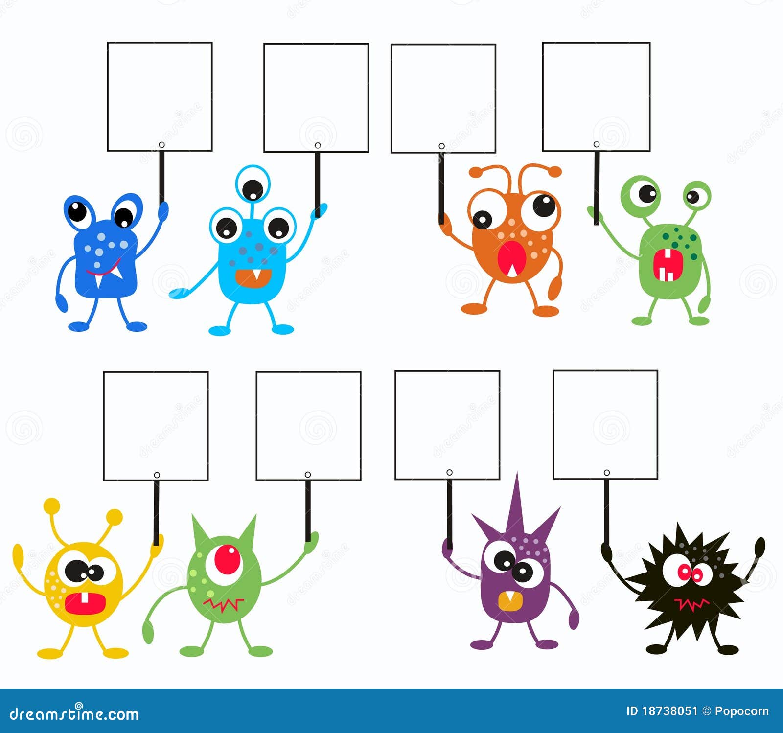 Placards Cartoons, Illustrations & Vector Stock Images - 35527 Pictures ...