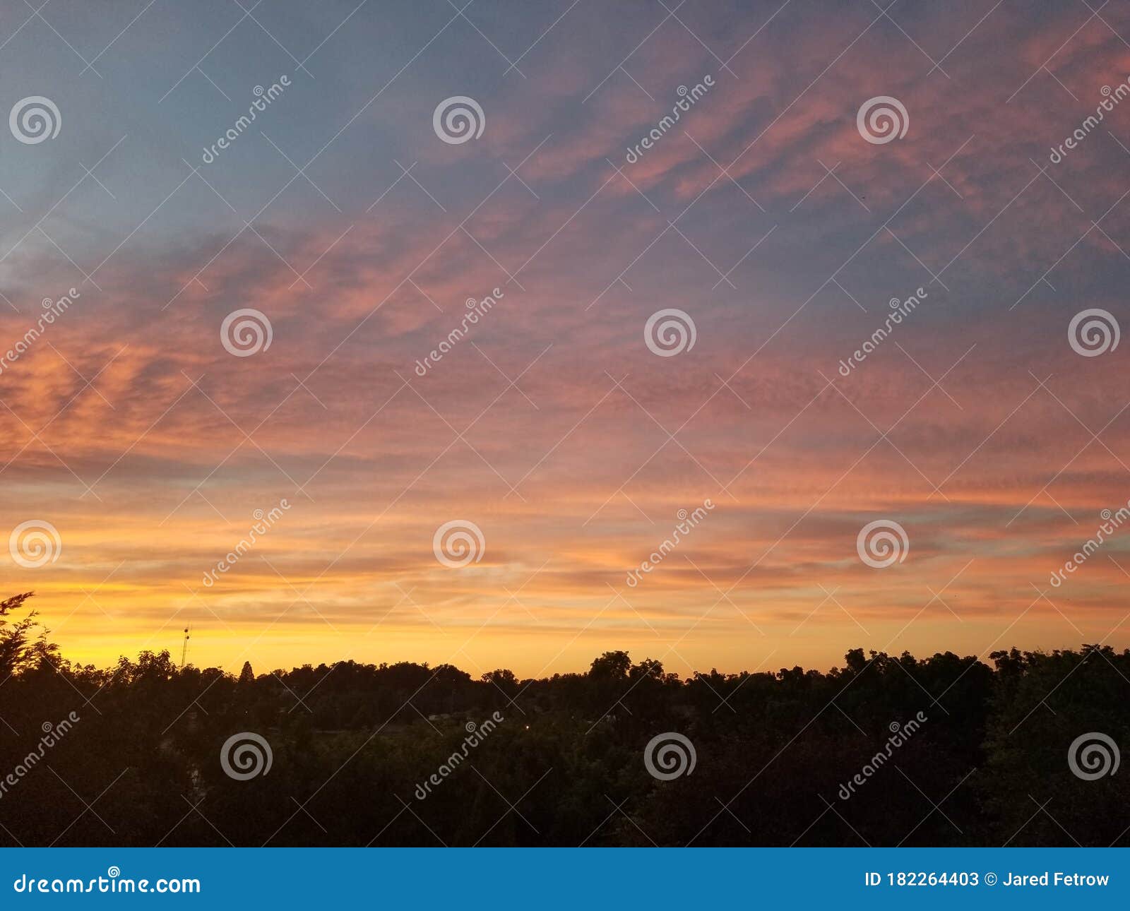 Colorful morning sky stock image. Image of evening, morning - 182264403