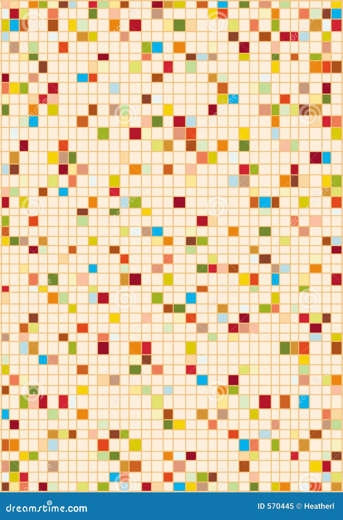 Colorful 2D Mosaic Abstract Background Vector Illustration ...