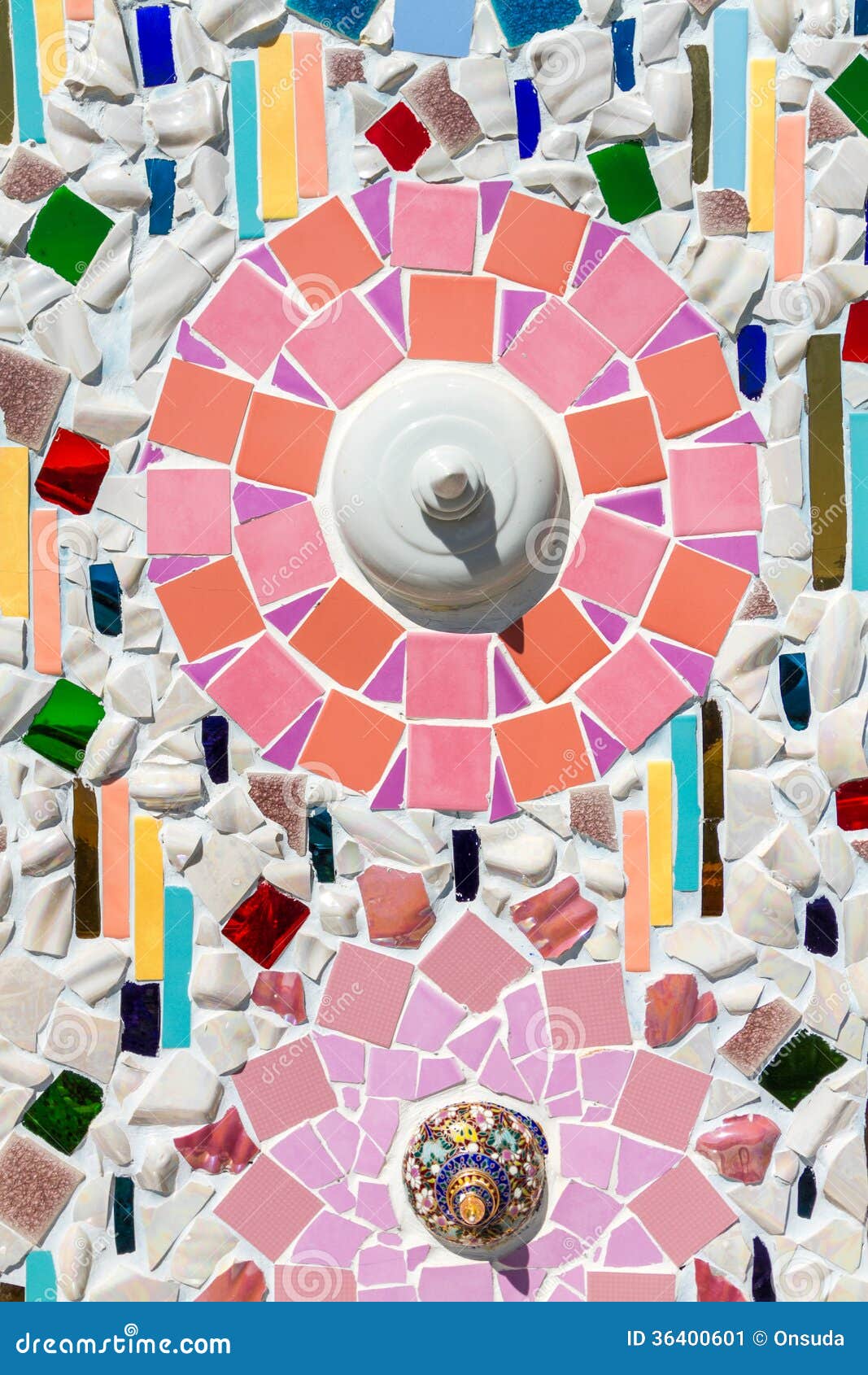 Colorful mosaic stock image. Image of tile, stone, interior - 36400601