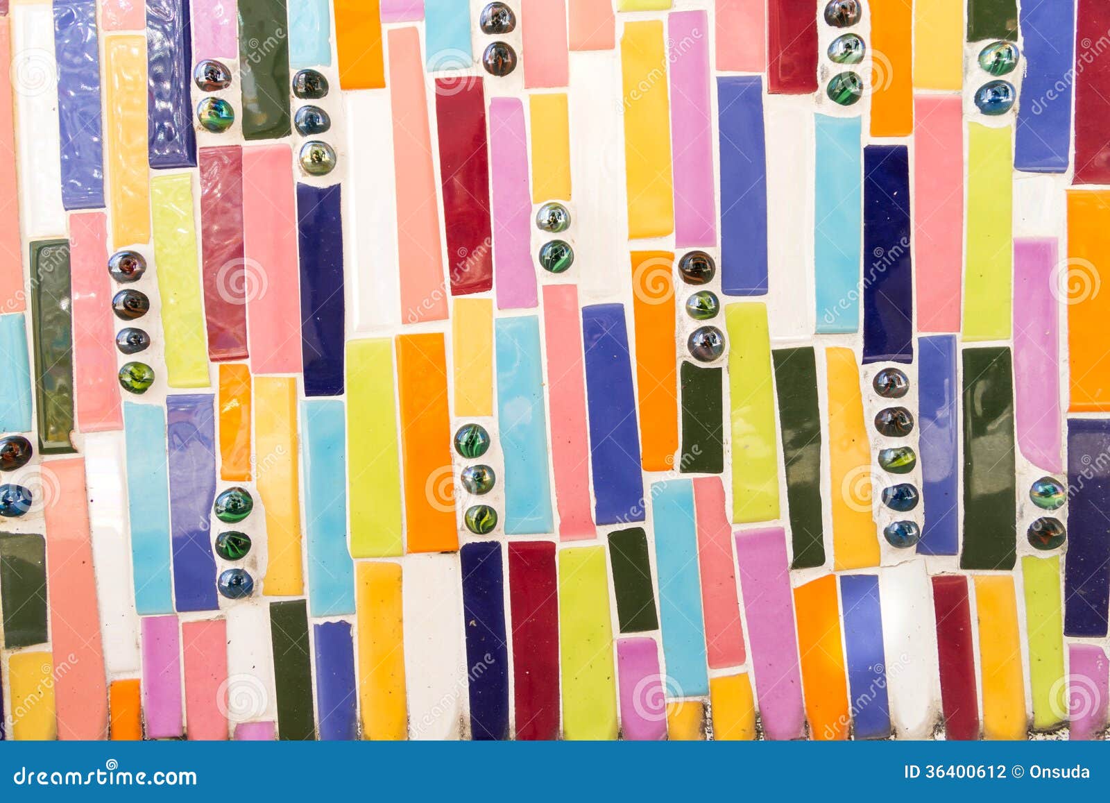 Colorful mosaic stock photo. Image of tile, style, wallpaper - 36400612