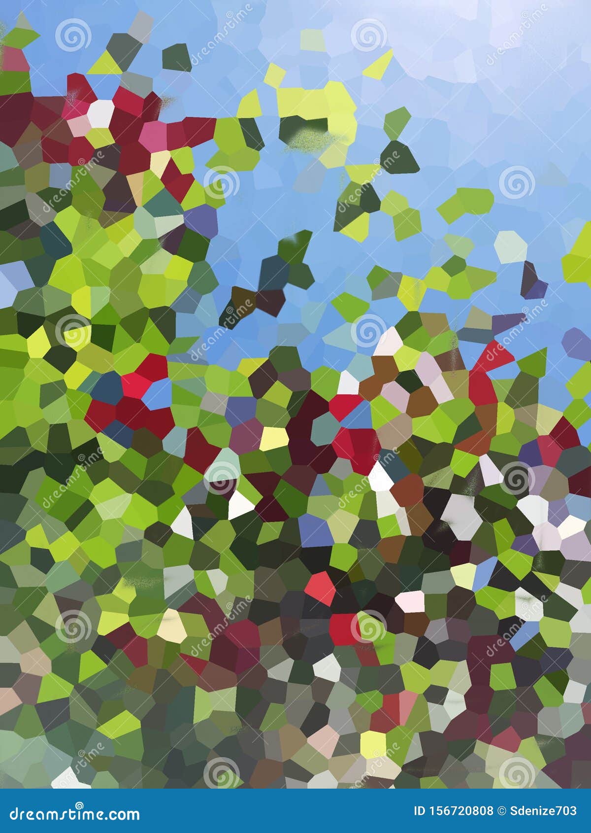 Colorful mosaic pattern stock illustration. Illustration of colorful ...