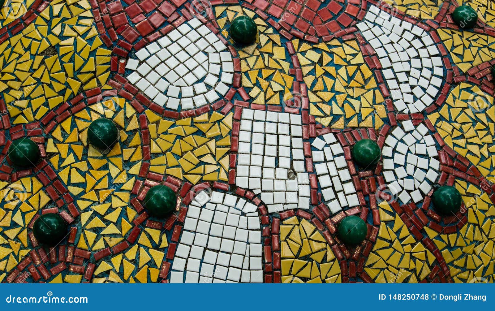 Colorful Mosaic Paving Background Texture Stock Photo - Image of mosaic ...
