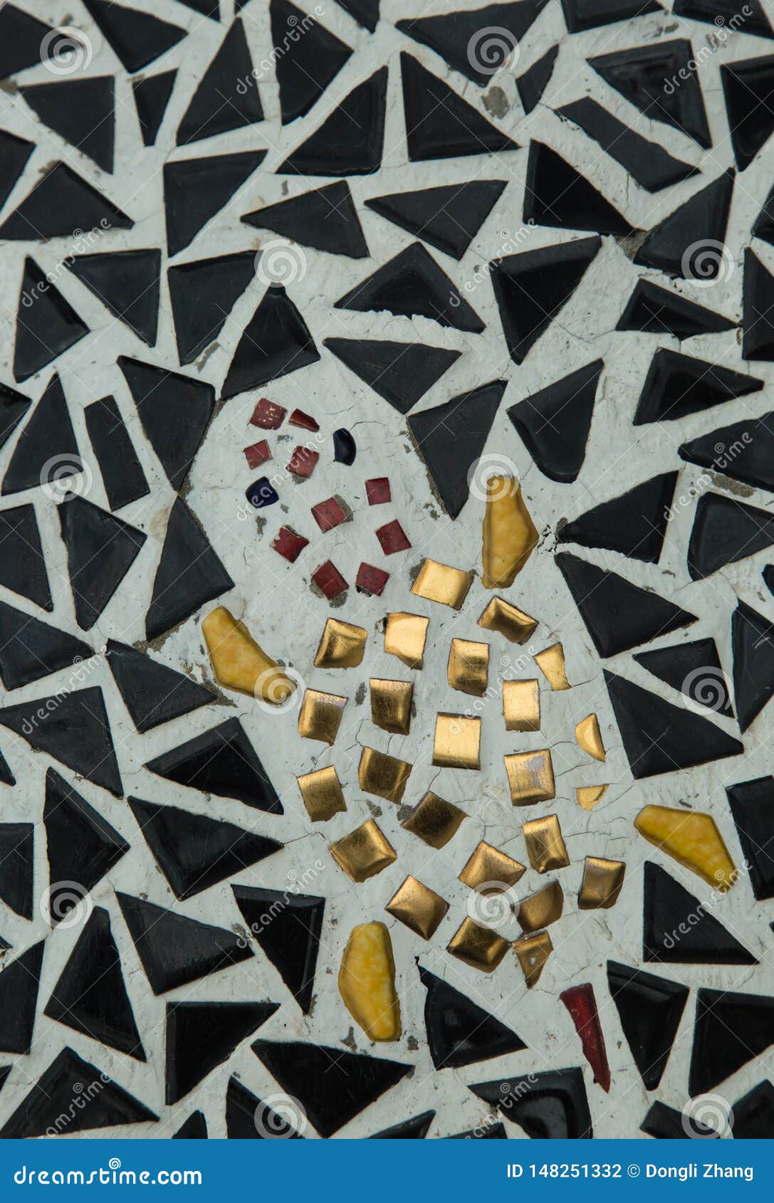 Colorful Mosaic Paving Background Texture Stock Photo - Image of ...