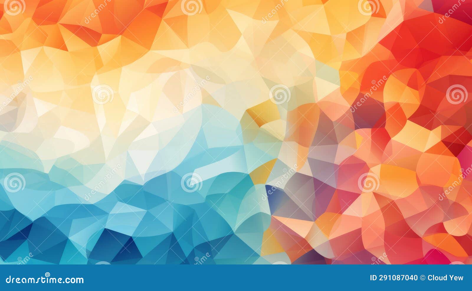 Colorful Mosaic of Shapes Forming an Artistic Abstract Background Stock ...