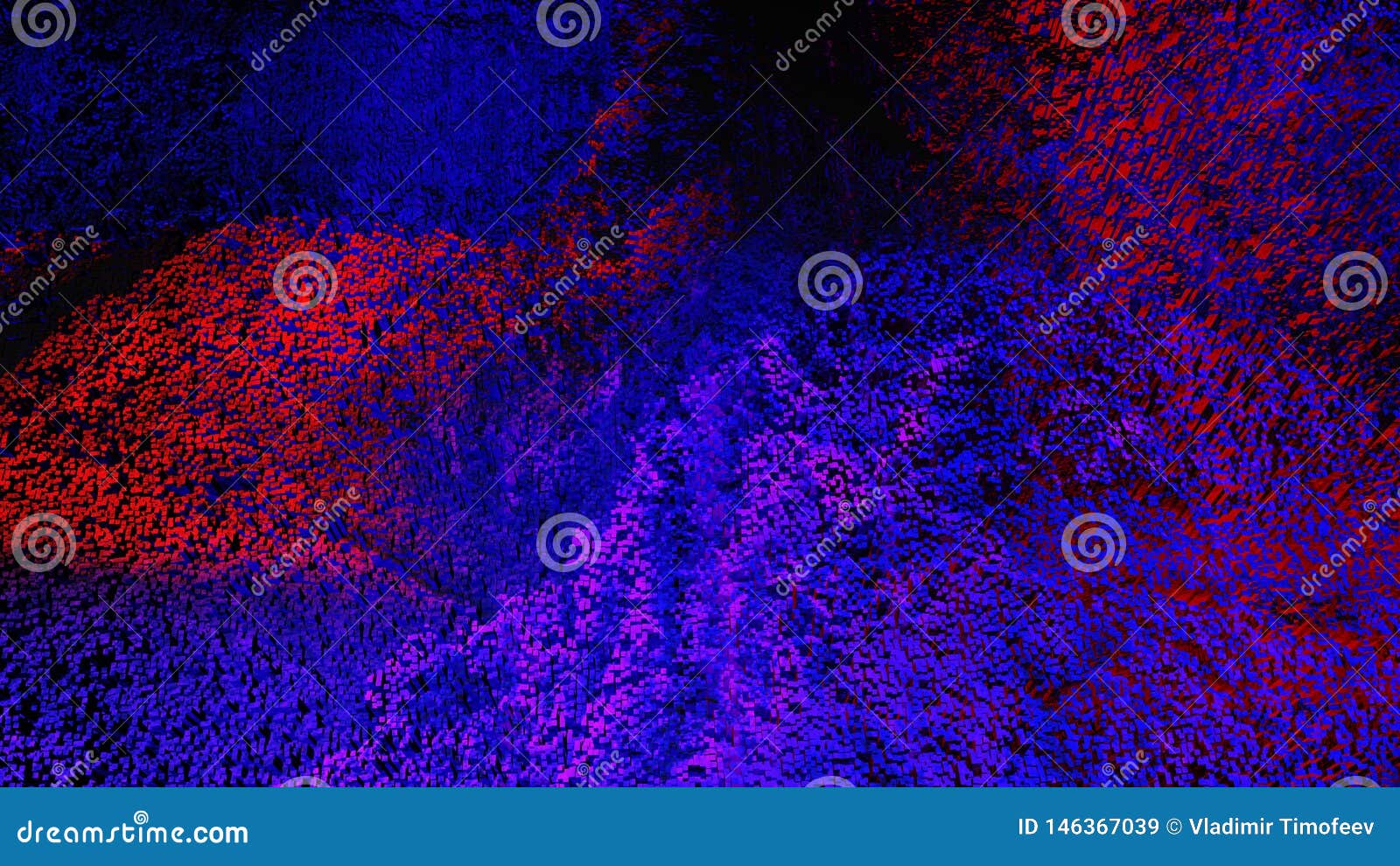 Colorful Mosaic Surface with Convex Effect, Cubic Mosaic Pixels ...