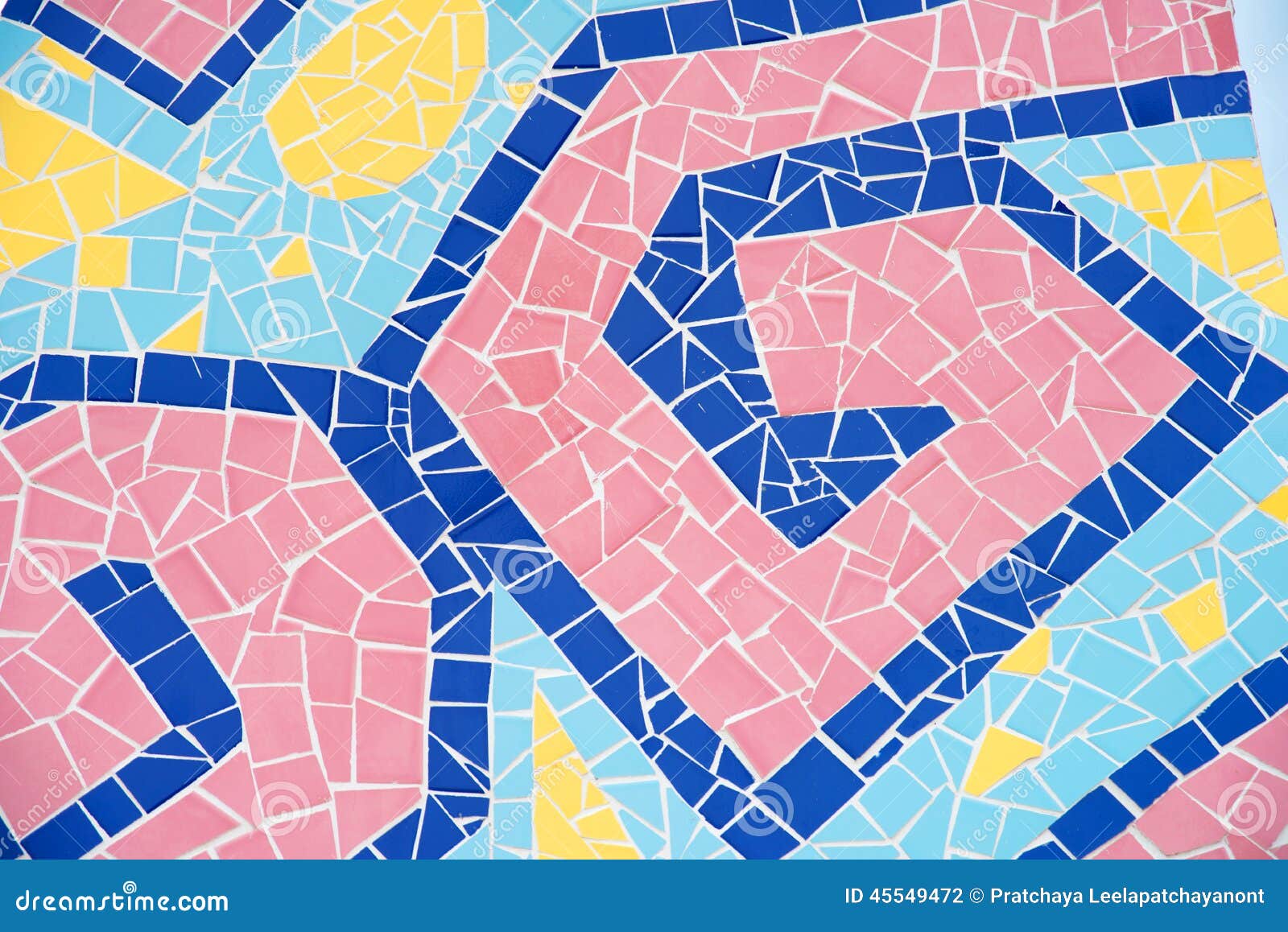 Colorful mosaic tile stock photo. Image of geometric - 45549472