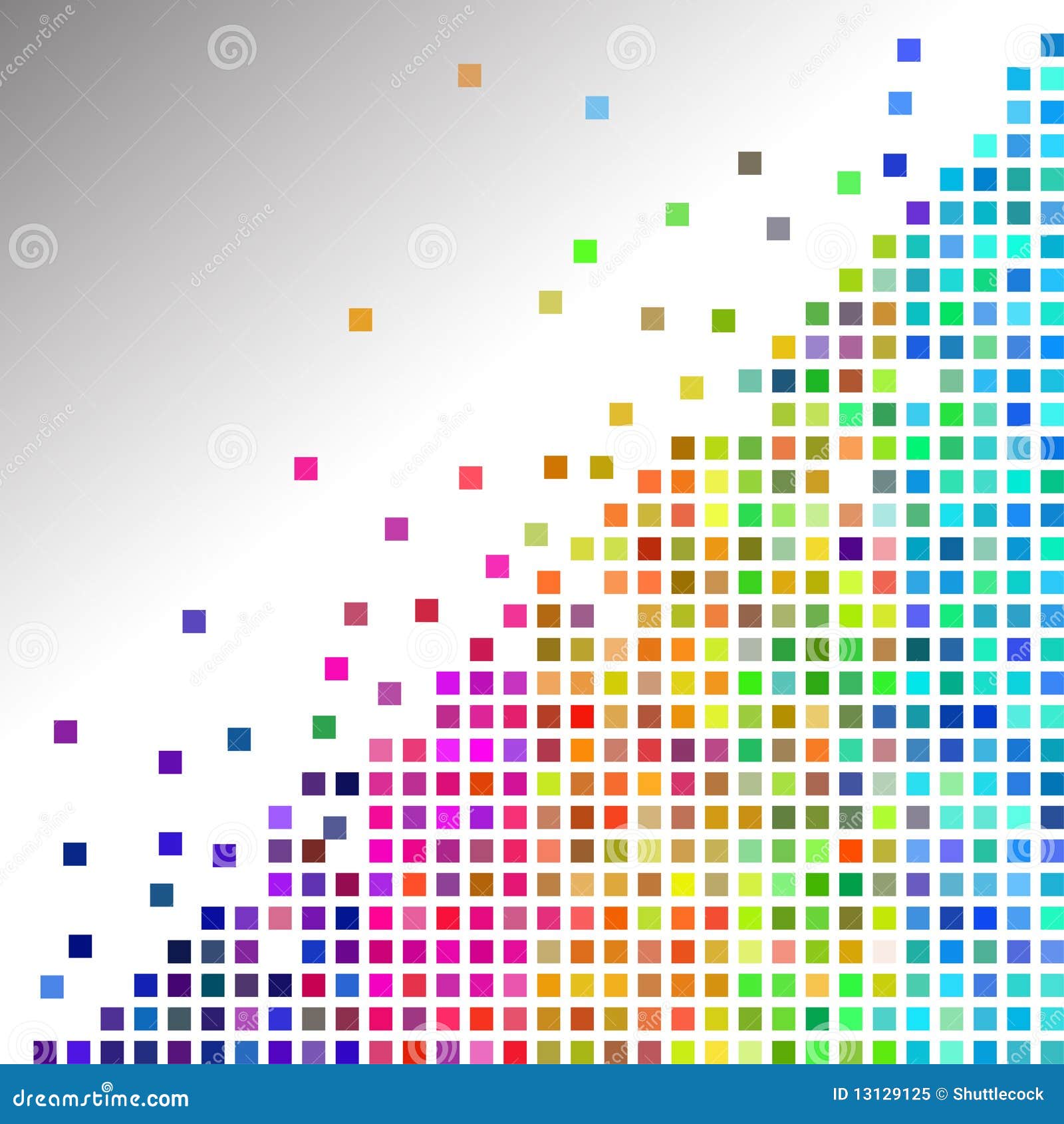 Colorful 2D Mosaic Abstract Background Vector Illustration ...