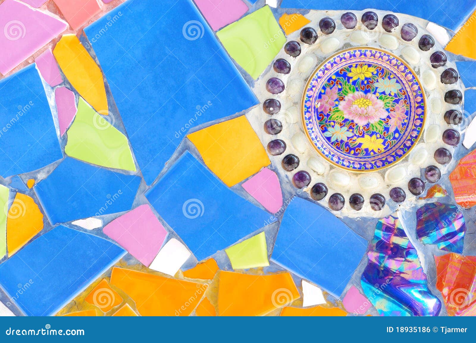 Colorful mosaic Tiles stock photo. Image of artistic - 18935186