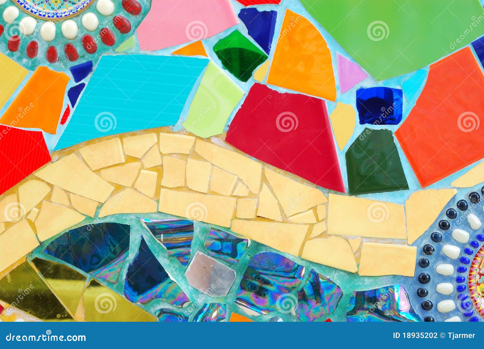 Colorful mosaic Tiles stock photo. Image of glossy, artistic - 18935202