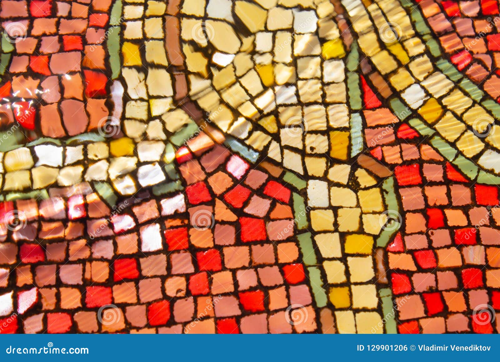 Colorful Mosaic Tiles Texture and Background. Stock Photo - Image of ...
