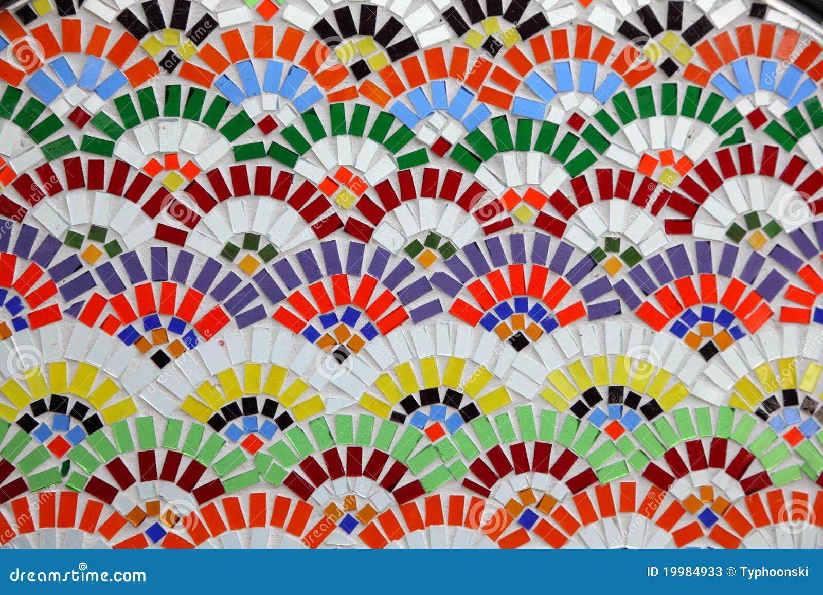 Colorful mosaic wall stock image. Image of east, texture - 19984933