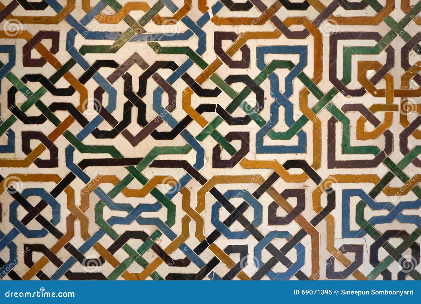 Colorful mosiac tile wall stock image. Image of texture - 69071395