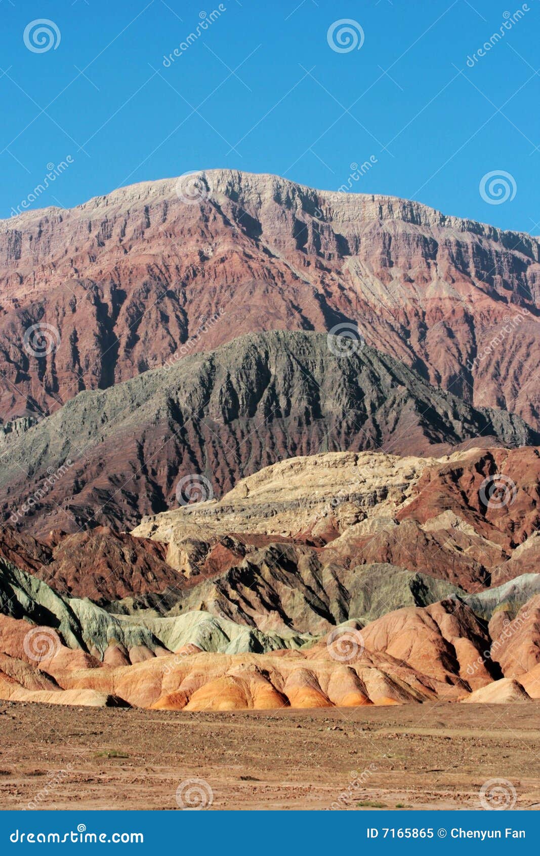 Colorful mountain stock image. Image of south, mountain - 7165865