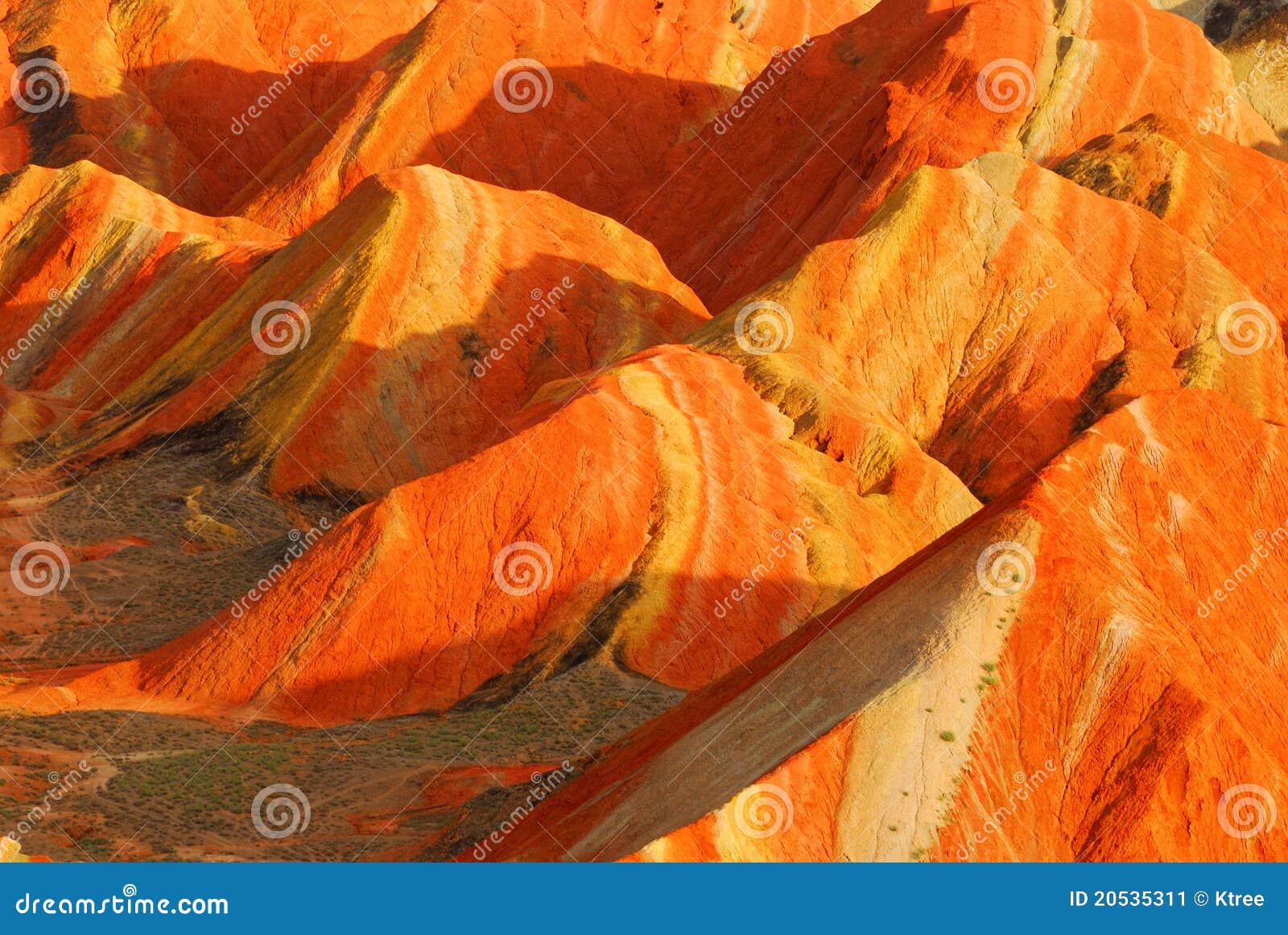 Colorful Mountain Landscape Stock Image - Image of colorful, ecology ...
