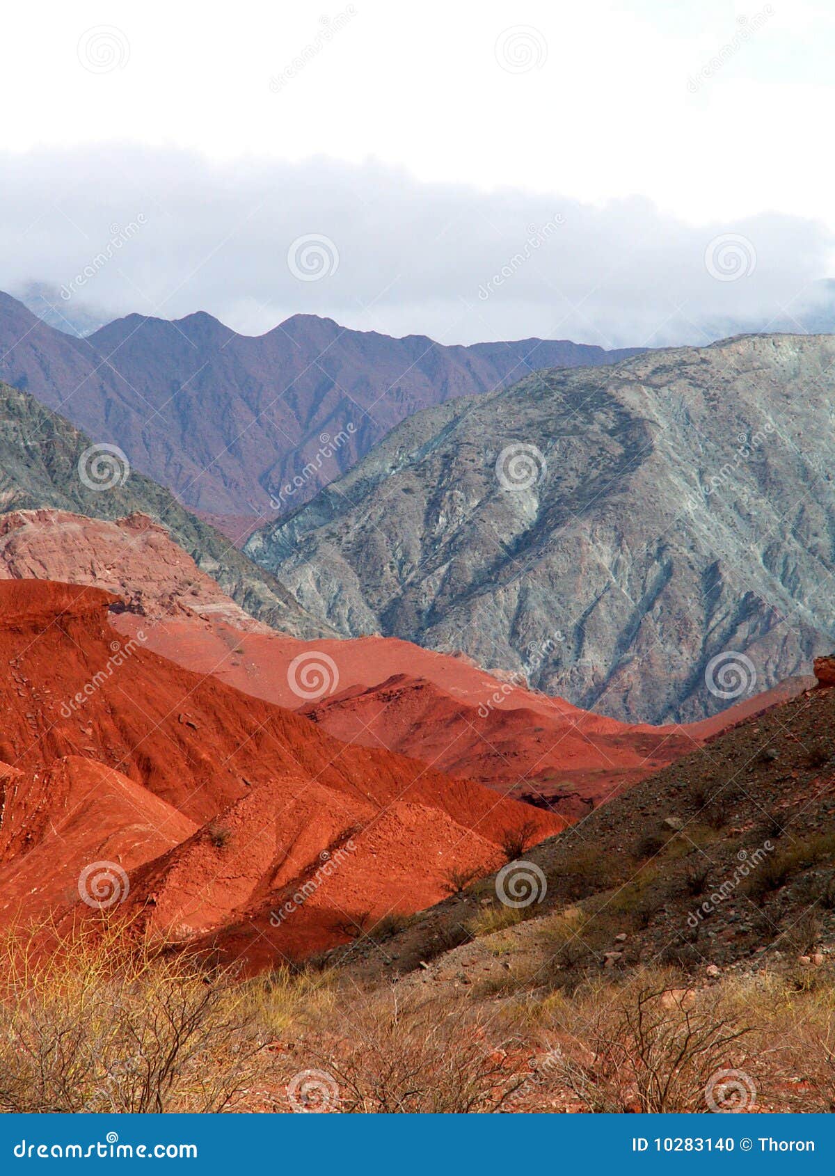 Colorful mountains stock photo. Image of argentina, attraction - 10283140