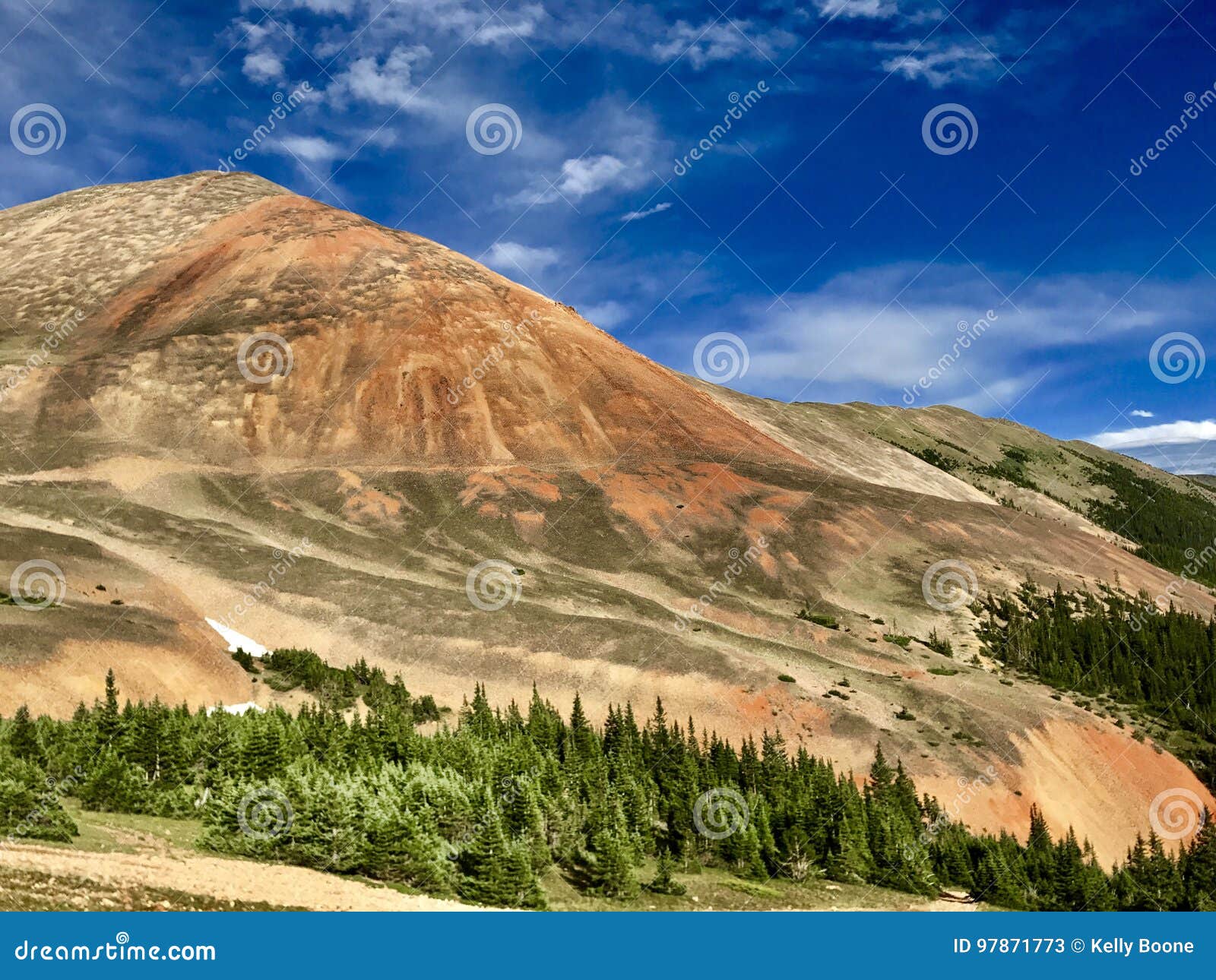 Colorful mountains stock image. Image of clouds, roading - 97871773