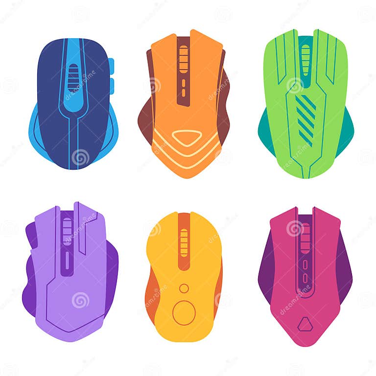 Colorful Mouse Device Controller Computer Equipment Electronic ...