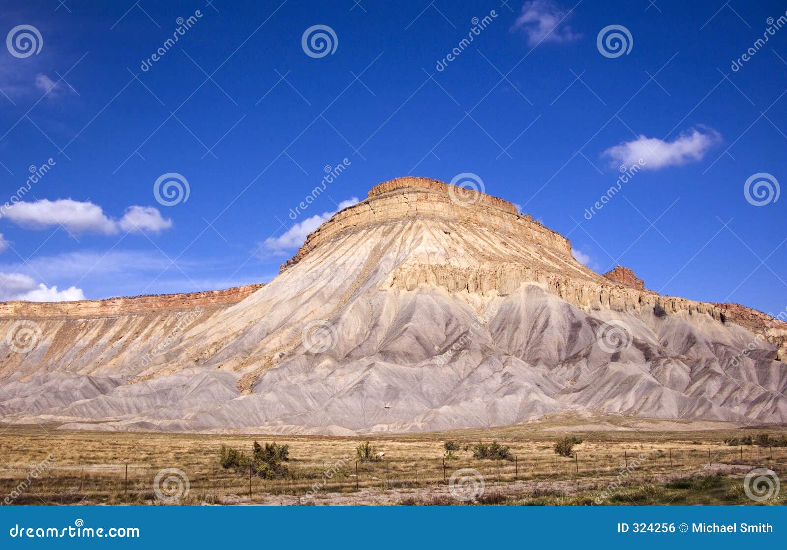 Colorful Mt. Garfield stock photo. Image of formation, beautiful - 324256
