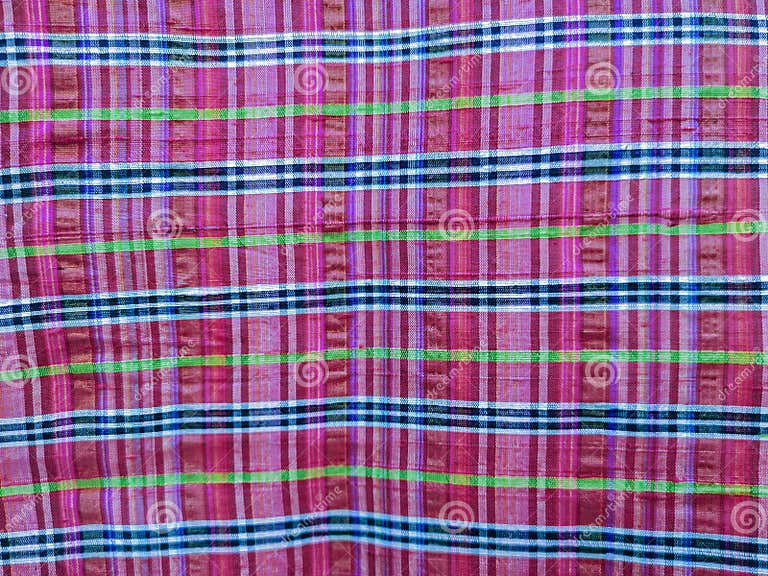 Colorful Multi Color Gingham Pattern Background. Stock Image - Image of ...