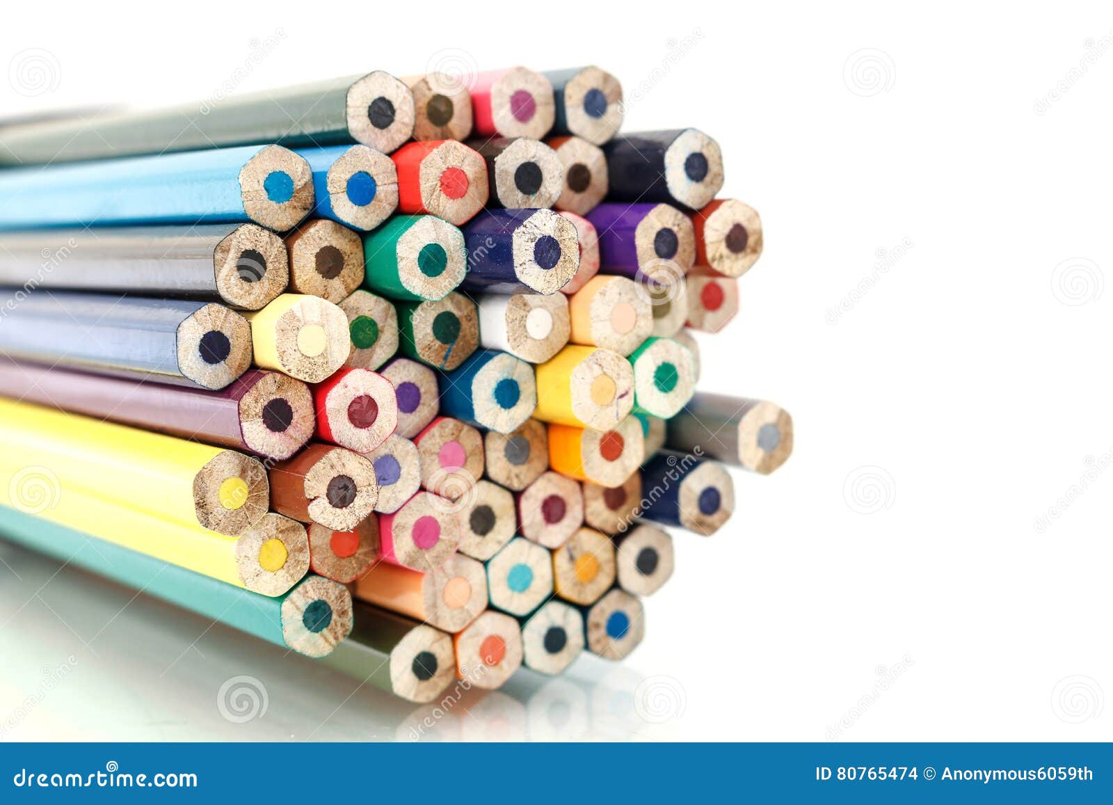 Colorful Multi-Color of Pencil Stock Photo - Image of colorful, object ...