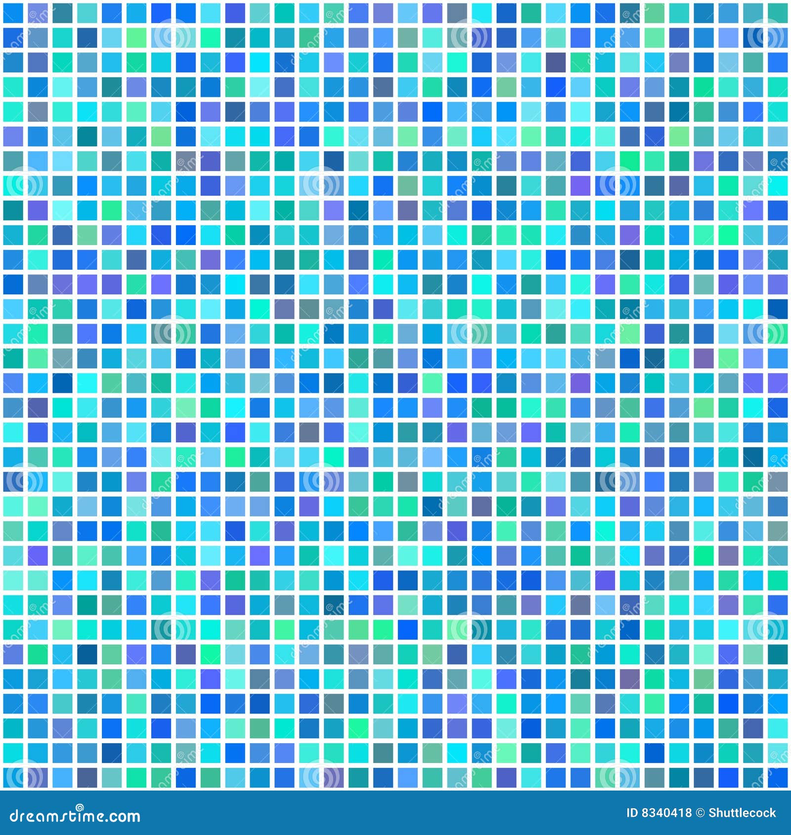 Colorful Multi Color Seamless Square Tiles Stock Vector - Illustration ...