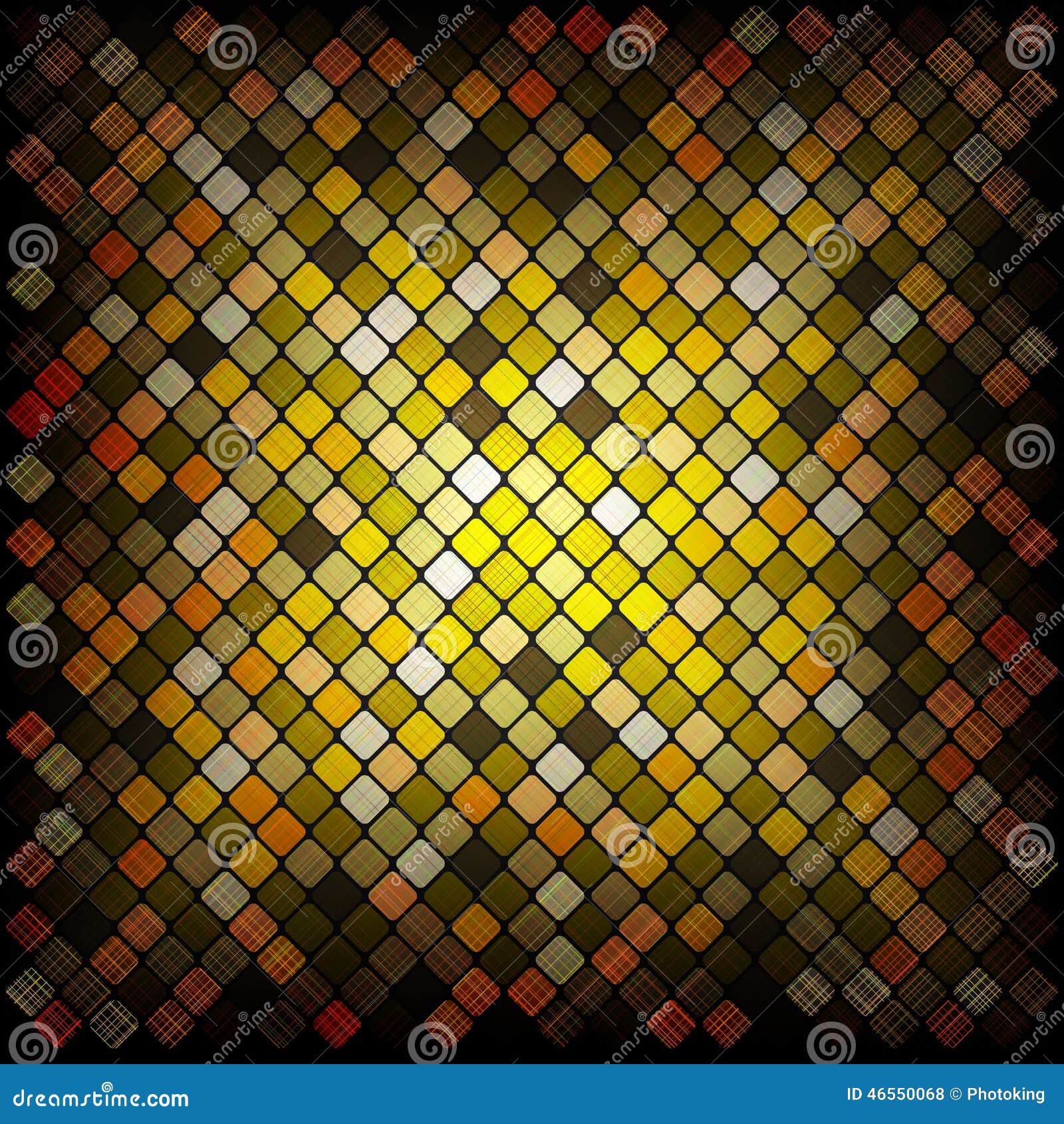 Colorful Multi Color Square Tiles Stock Illustration - Illustration of ...