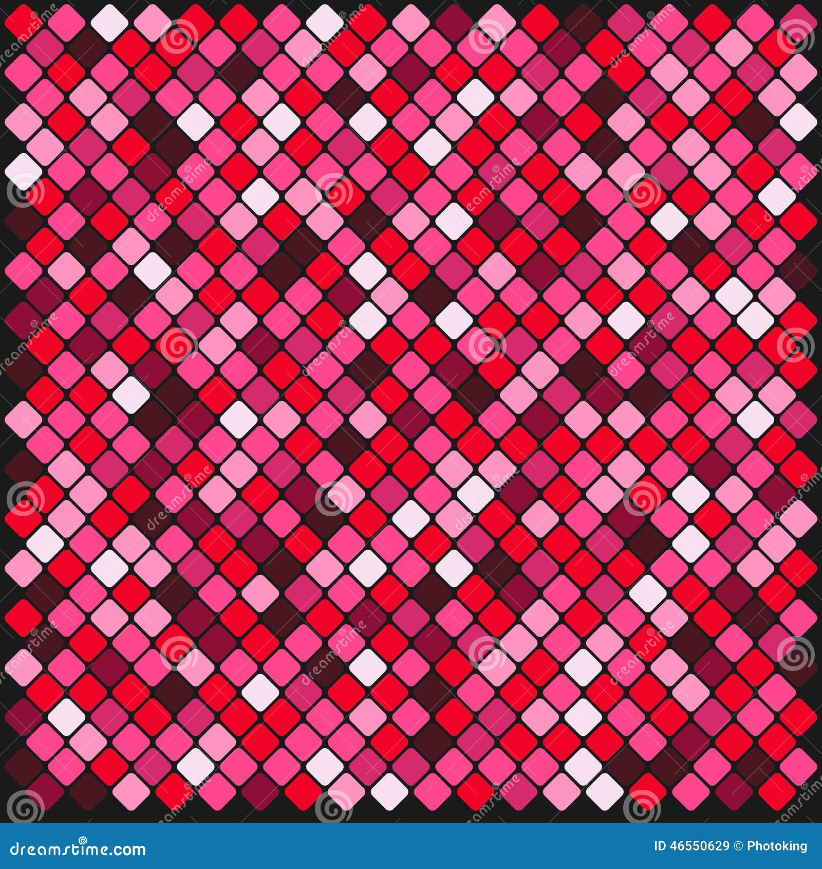 Colorful Multi Color Square Tiles Stock Illustration - Illustration of ...