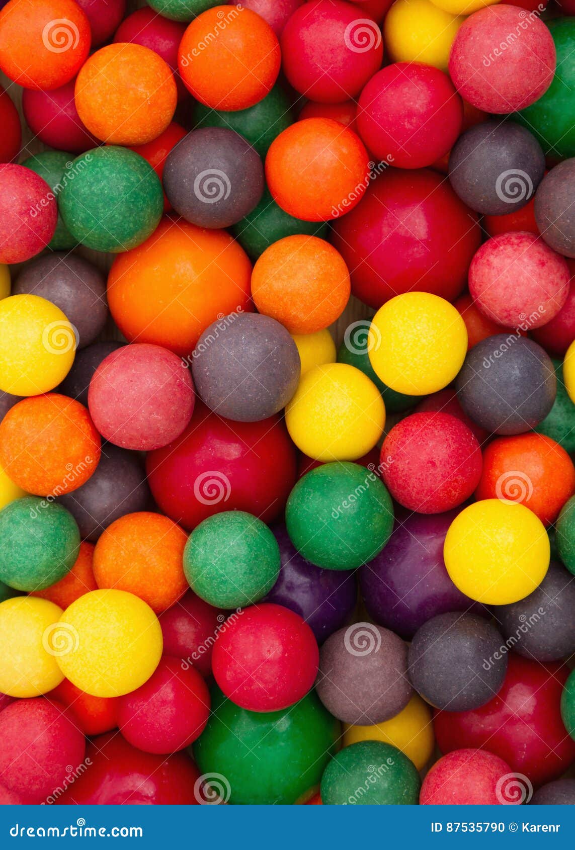 Colorful Multi Colored Bubble Gum Background Stock Photo - Image of ...