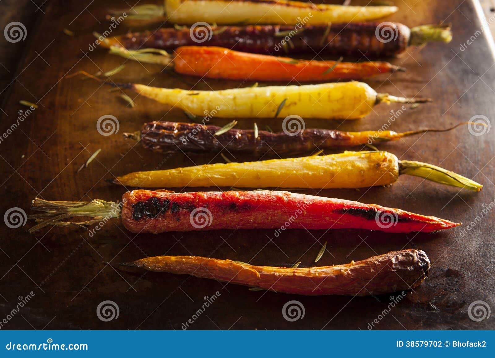 Colorful Multi Colored Roasted Carrots Stock Photo - Image of colored ...