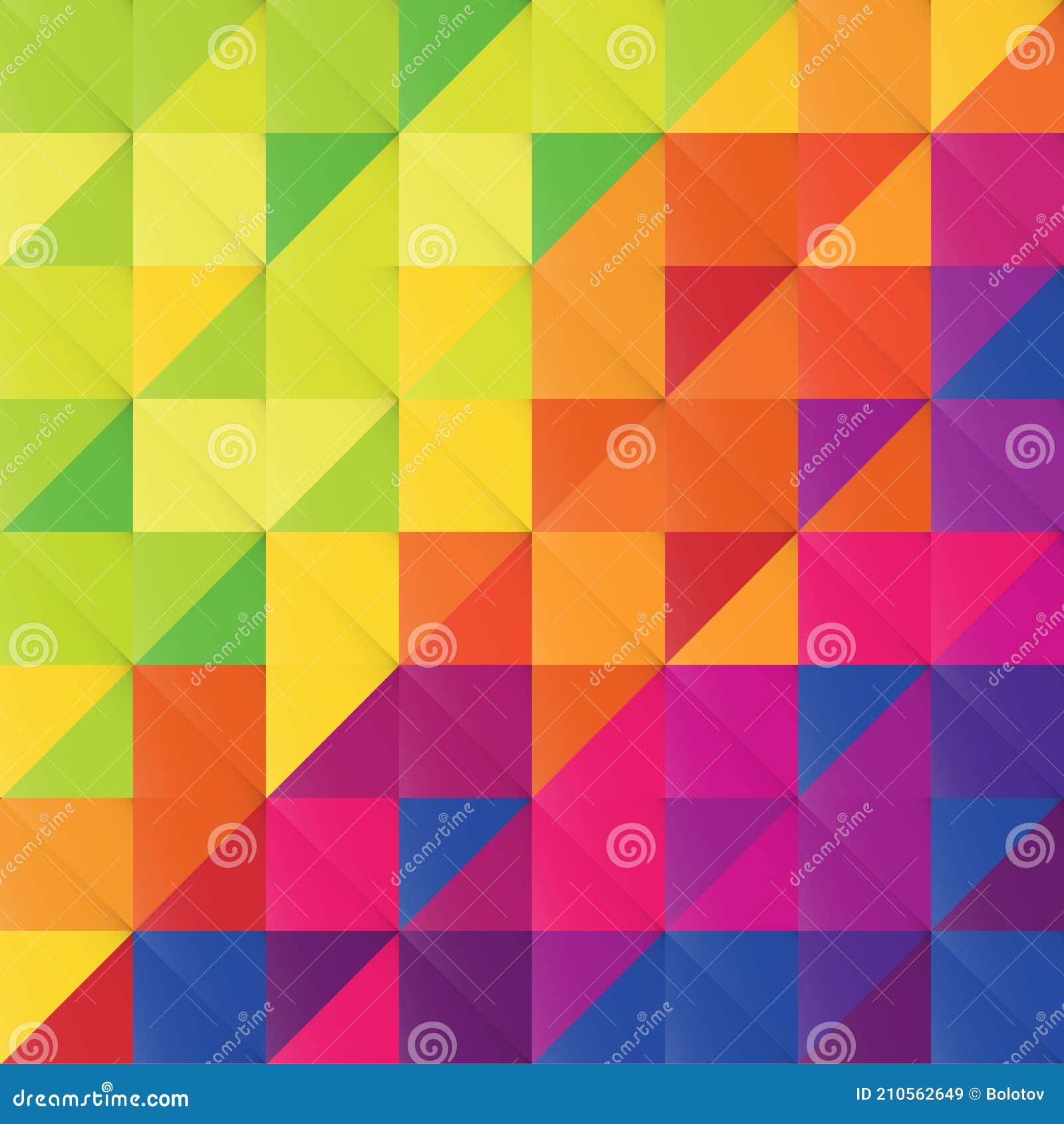 Colorful Multi-colored Triangles3D Pattern. Abstract Colorful ...