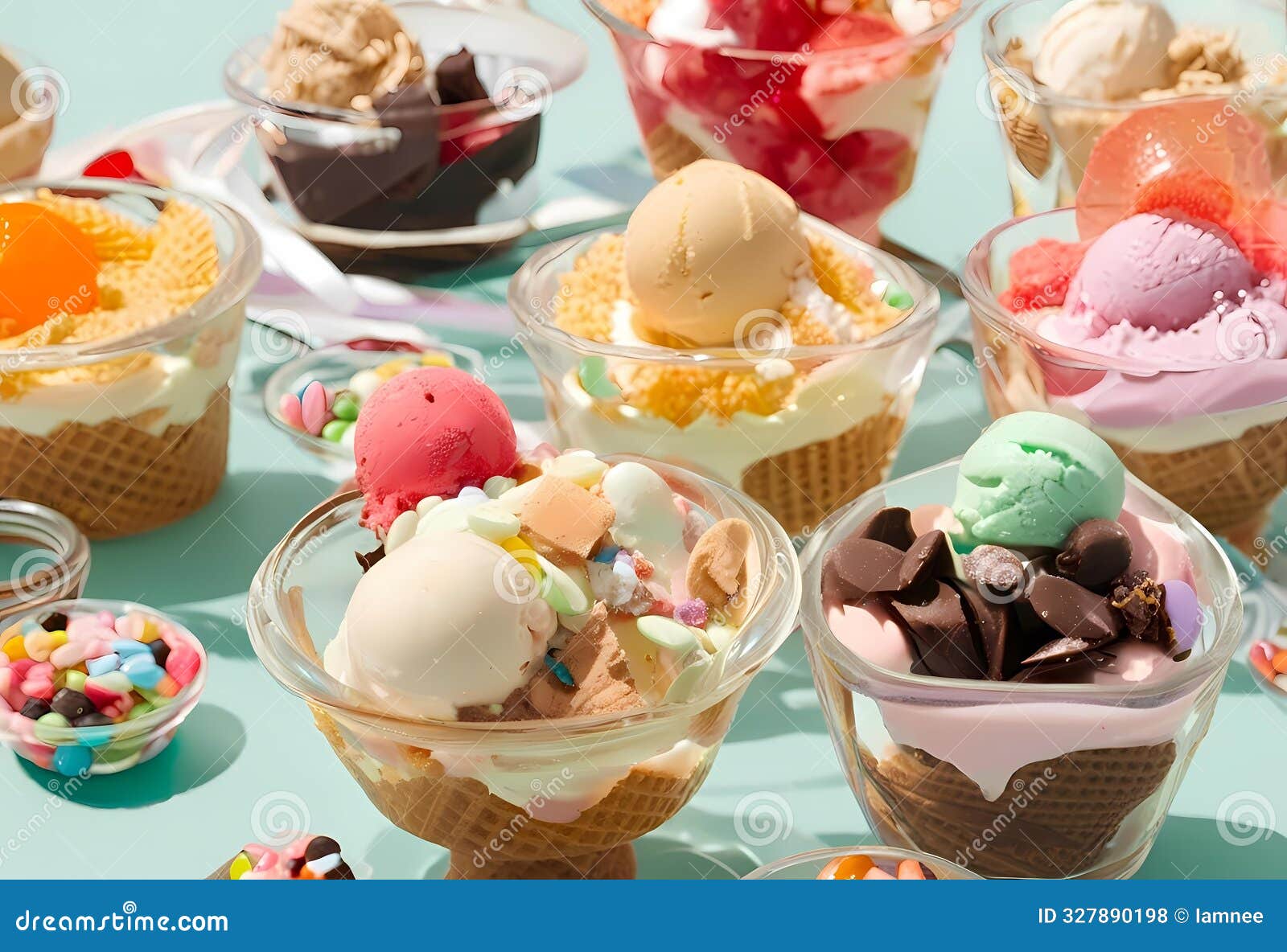 Multi Flavored Ice Cream Bar On A Stick Royalty-Free Illustration ...