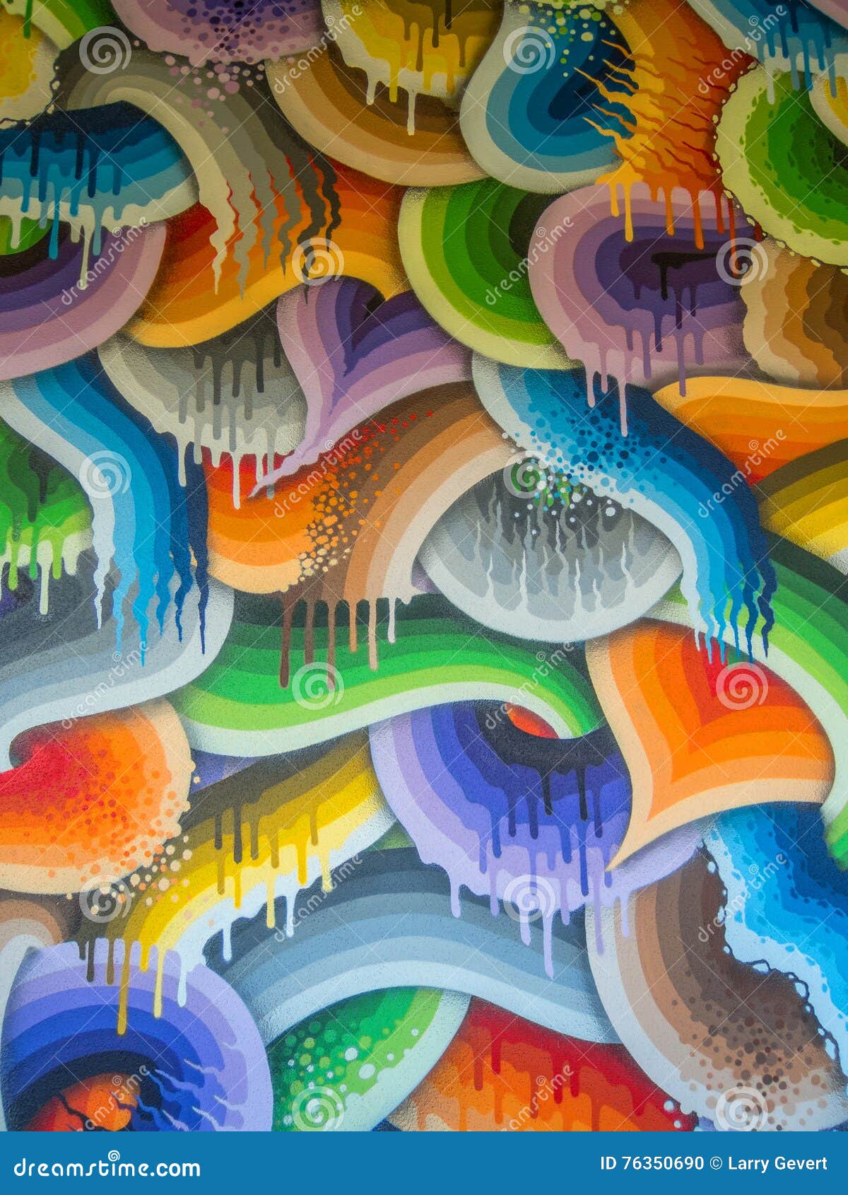 Colorful mural editorial image. Image of bizarre, glass - 76350690
