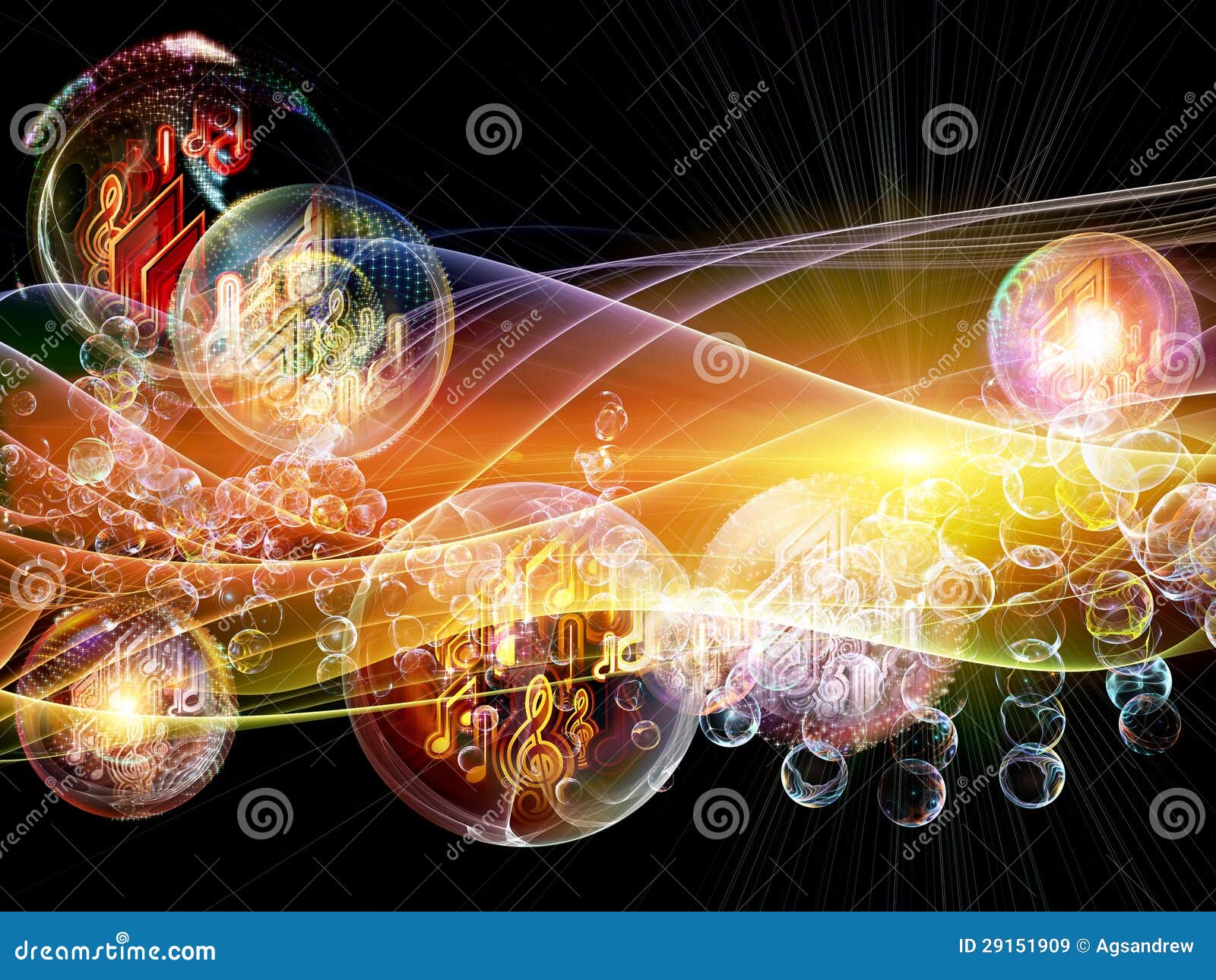 Colorful Music stock image. Image of ball, round, performance - 29151909