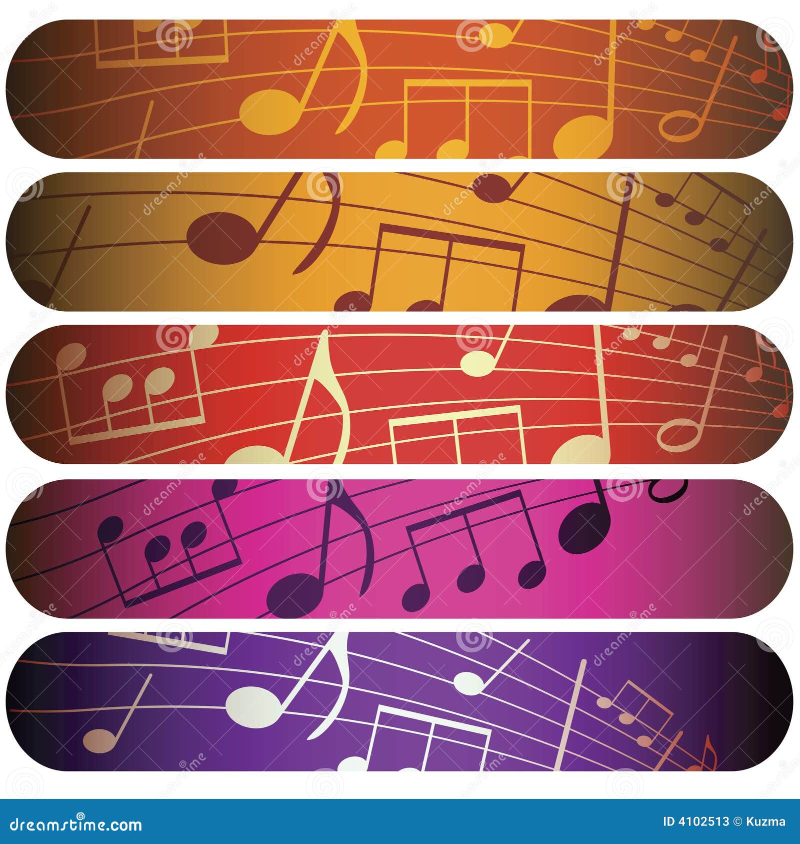 Colorful music stock illustration. Illustration of concept - 4102513
